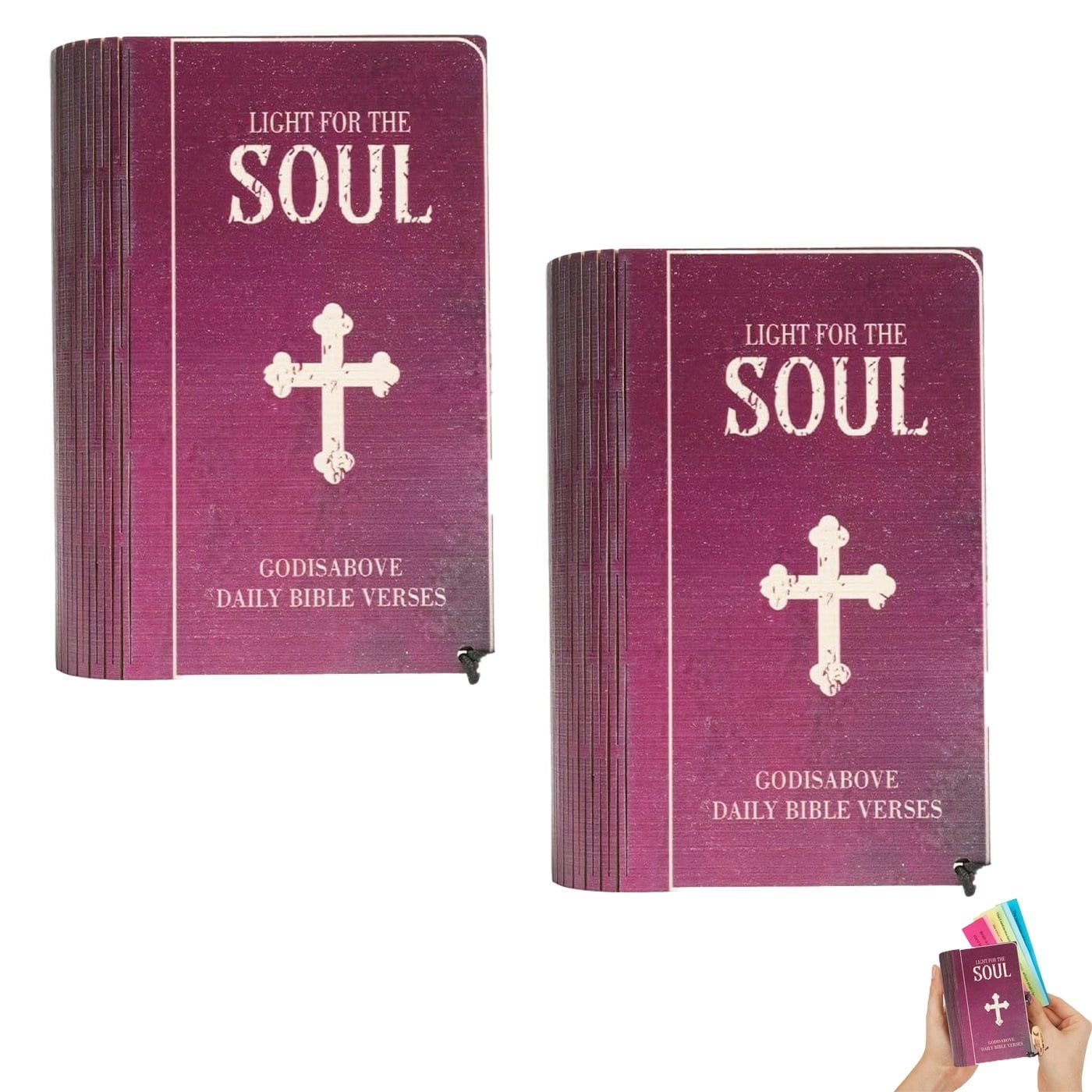 Handmade Wooden Bible Verses Box - Daily Bible Verses, 150 Scripture ...