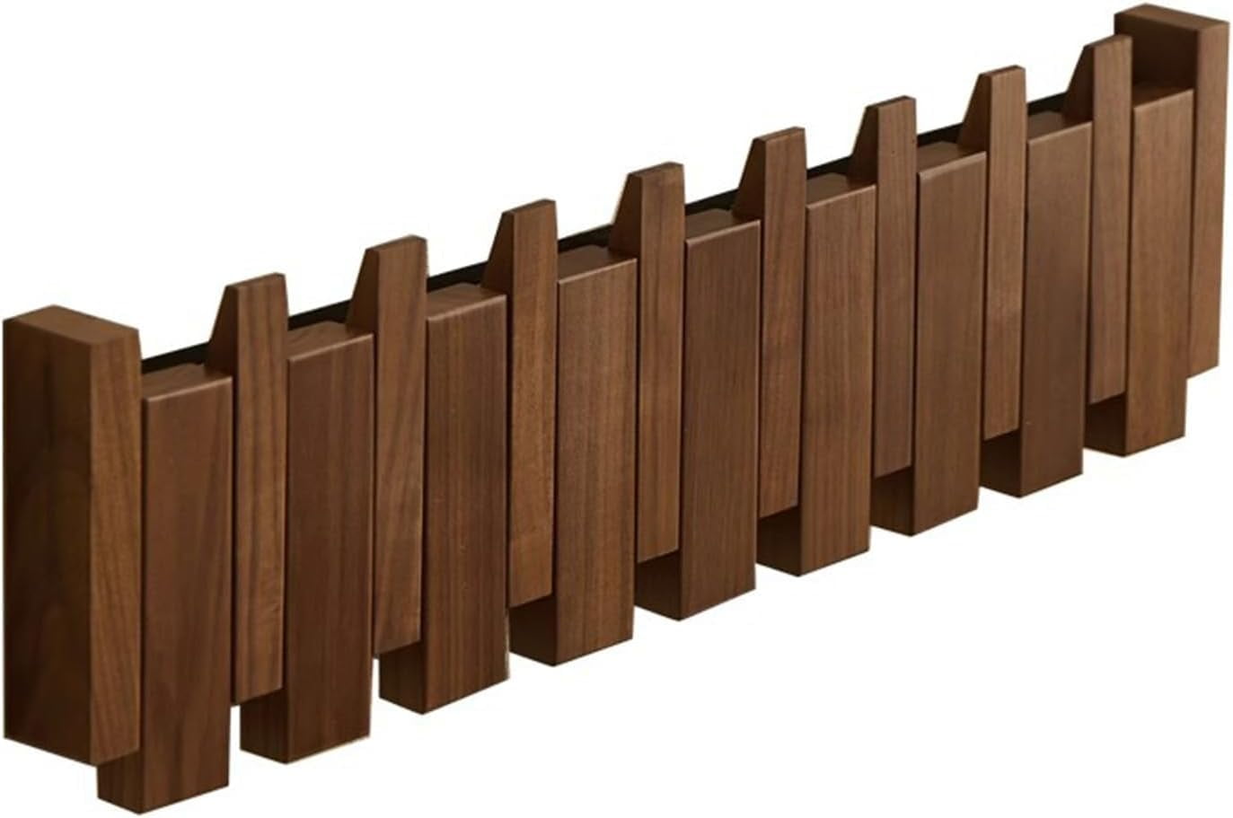 Handmade Wooden Coat Piano Rack Wall Mounted Sticks, Space-Saving Coat ...