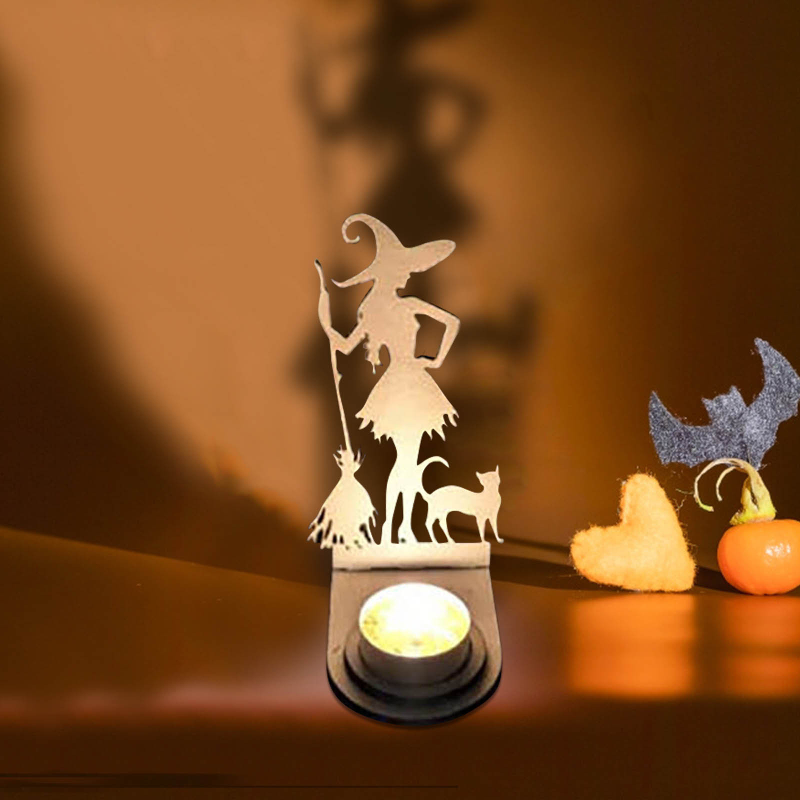Handmade Wooden Ghostly Glow Home Decor,Halloween Silhouette ...