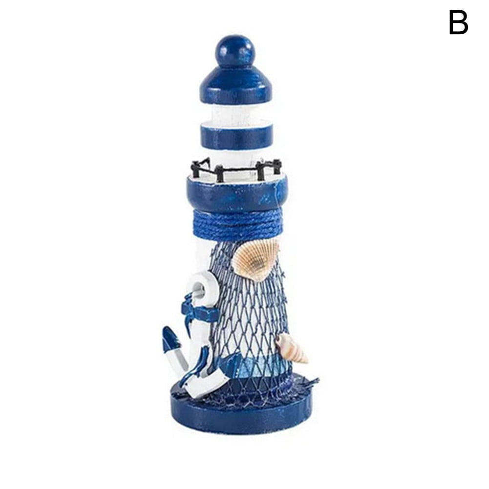 Handmade Wooden Lighthouse Decor, L Themed Rooms Lighthouse Home Decor ...