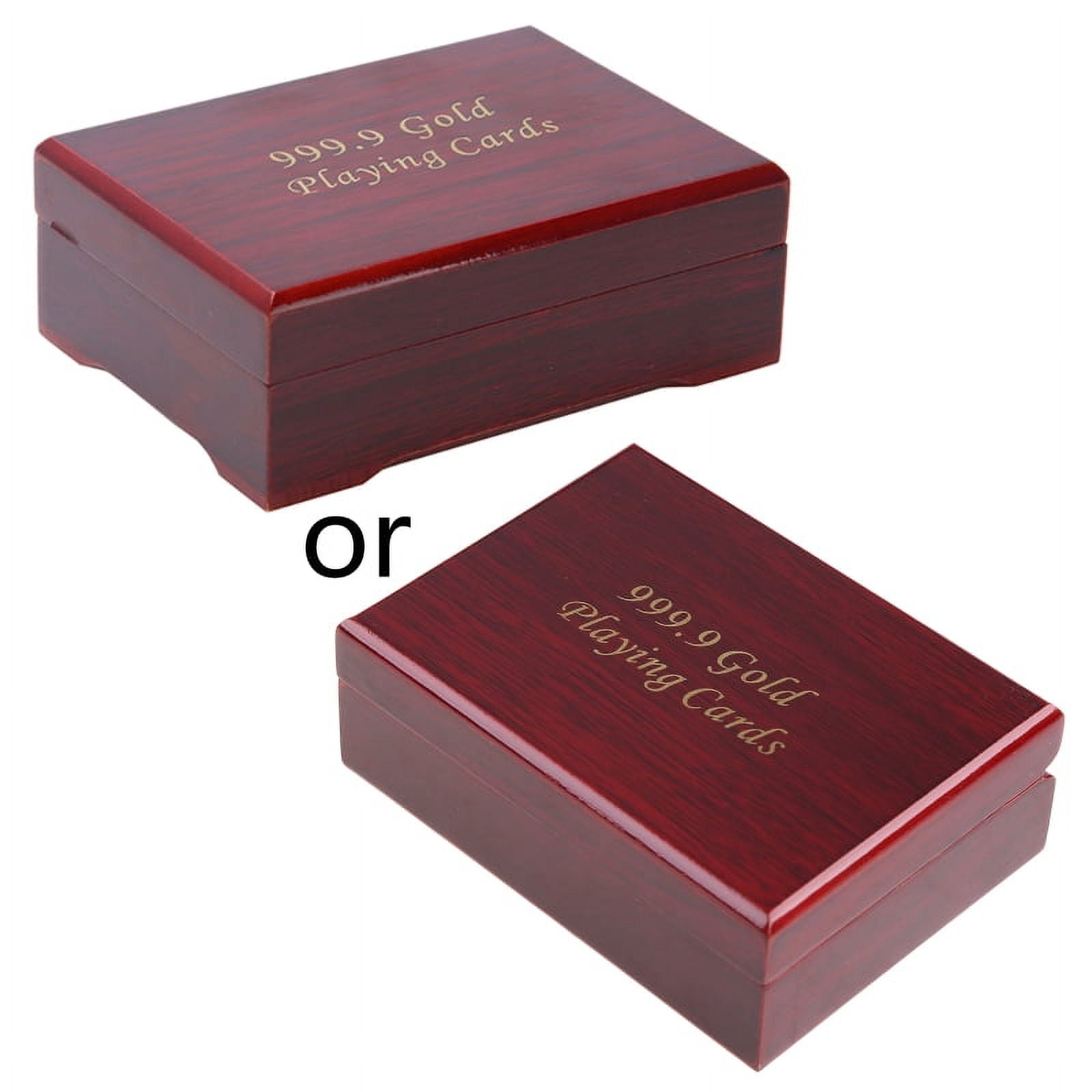 Handmade Wooden Playing Card Holder Boxes Storage Playing Card Game ...