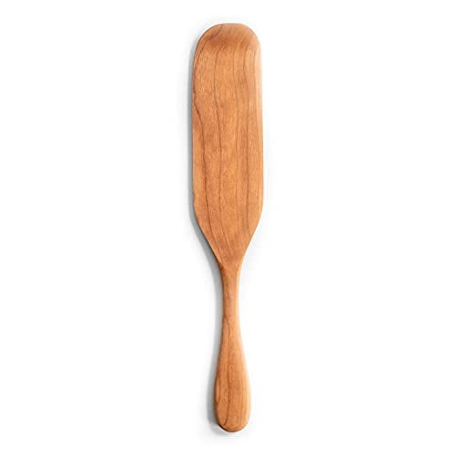 Handmade Wooden Spurtle - 12"‌ Large Stirring Utensil Made from Black ...