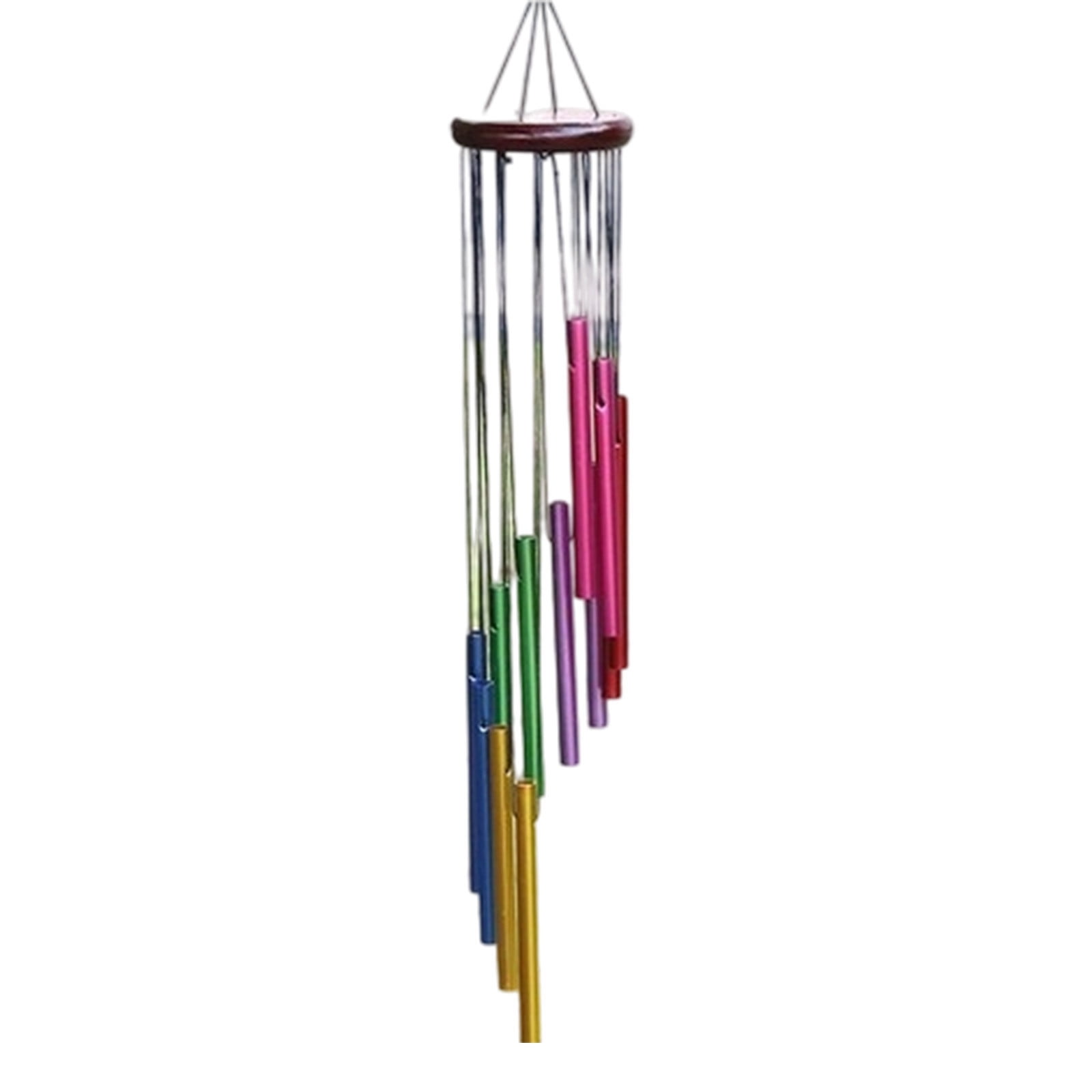 Handmade Wooden Wind Chime for Outdoor - Natural Hanging Wind Bells ...