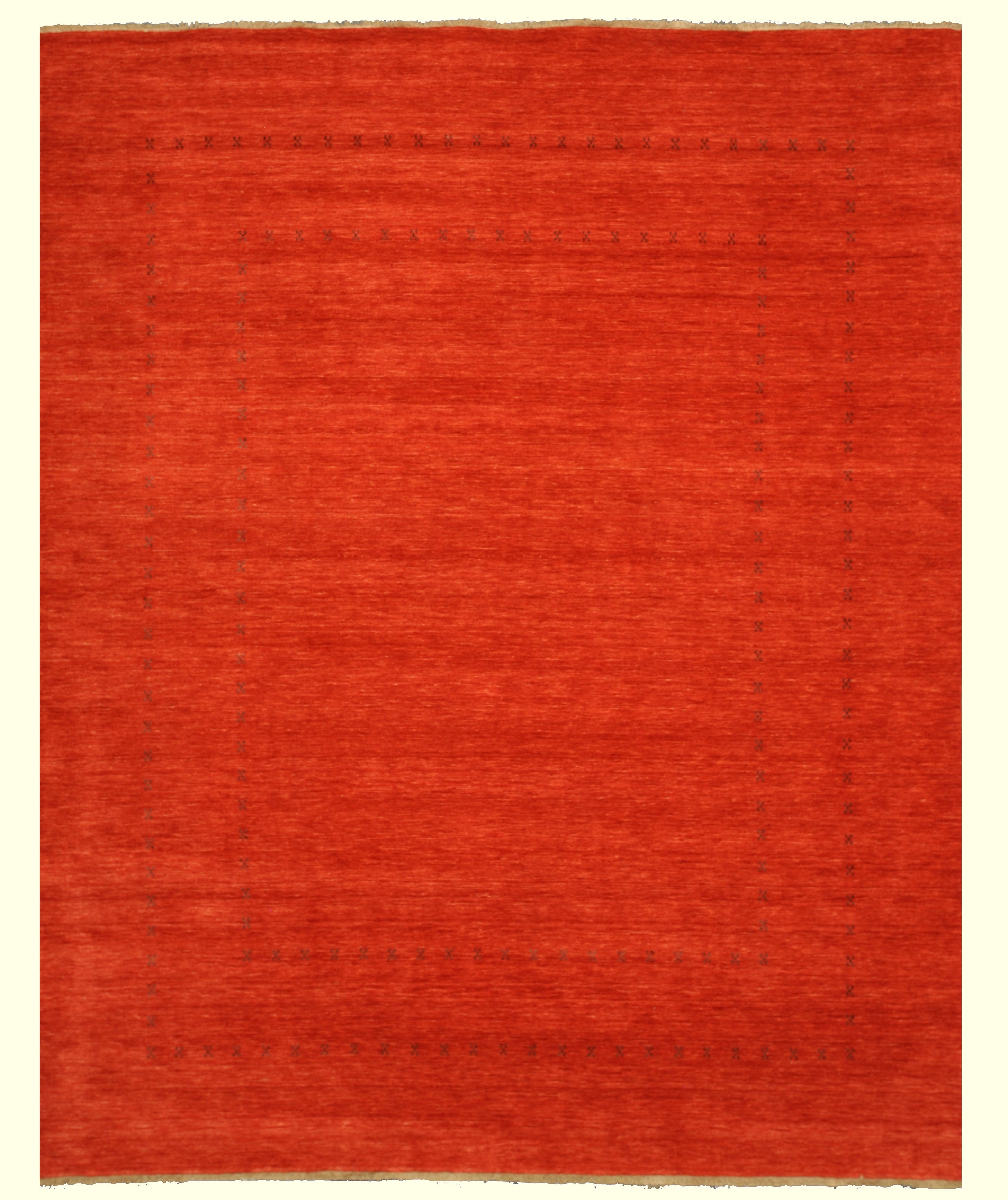 Handmade Wool Red Traditional Tribal Lori Baft Rug - Walmart.com