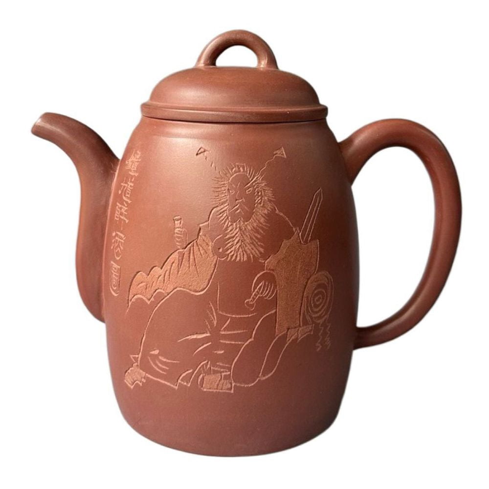 Handmade Zisha Pottery Teapots Decorative Fashion Mythological Figure ...