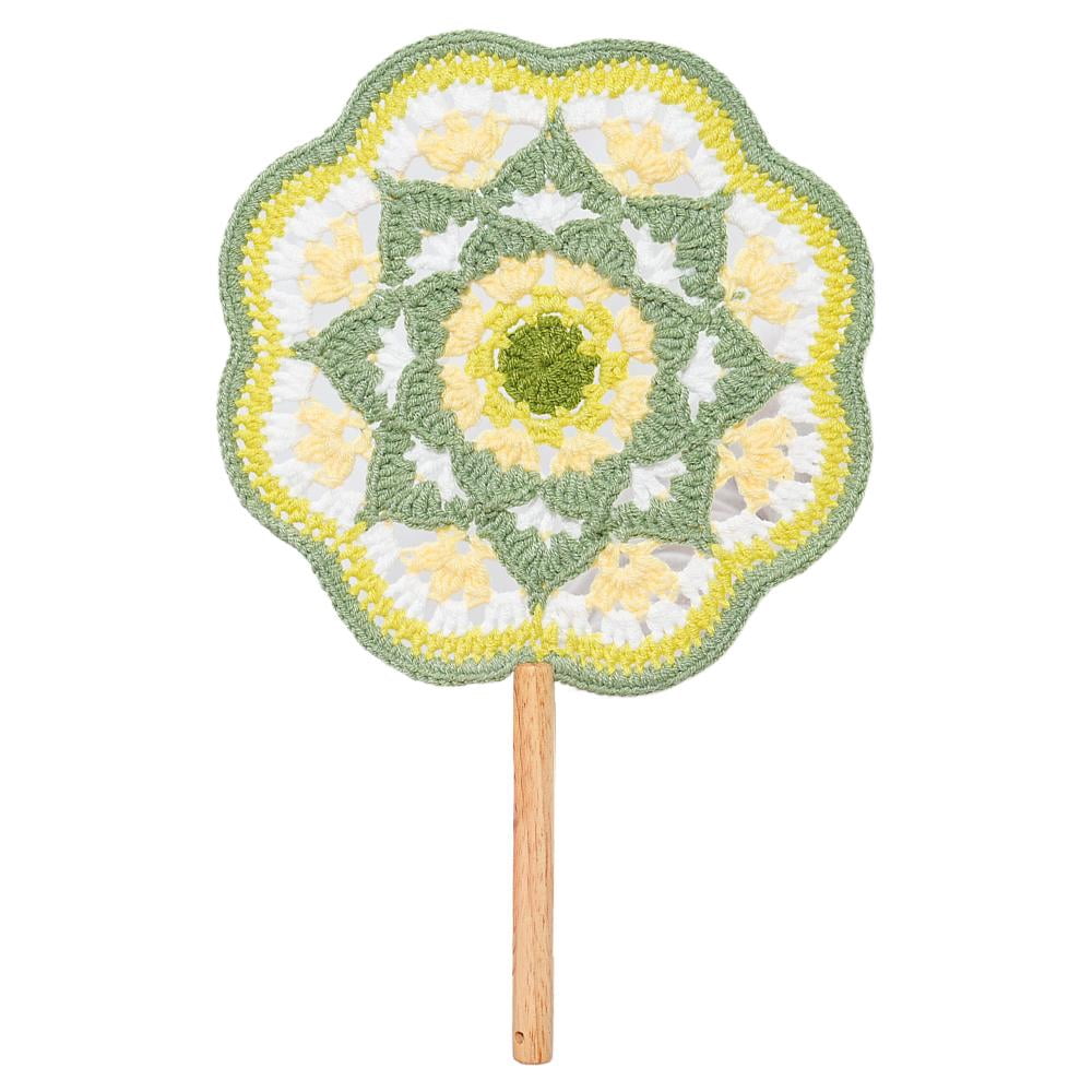 Handmade ancient round fan wool Chinese style Dunhuang fan N8Y2 ...