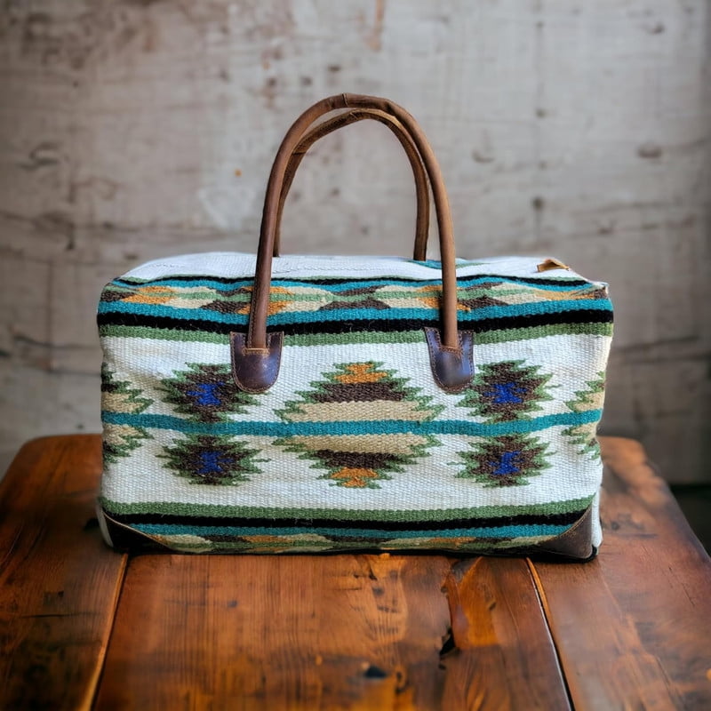 Handmade aztec Duffel Bag, Weekender Bag, Beach bag, travel bag ...