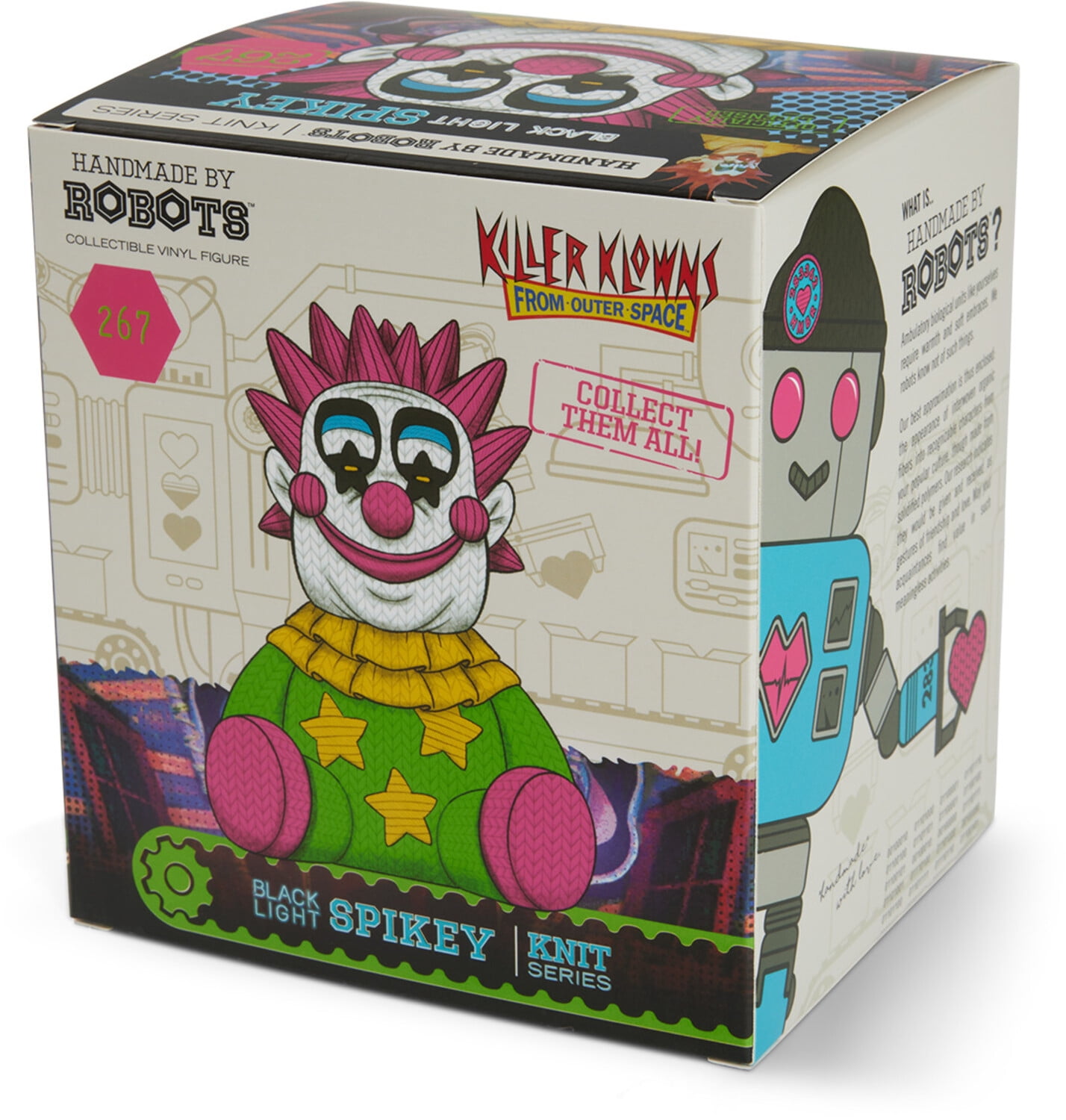 Handmade by Robots Spikey Blacklight Full Size Vinyl Figure - Walmart.com