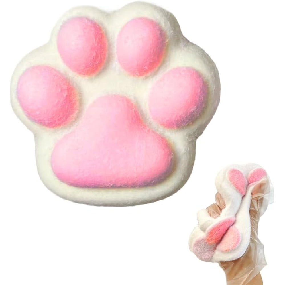 Handmade cat paw squeeze toy for adult kids anxiety stress relief, 4 ...
