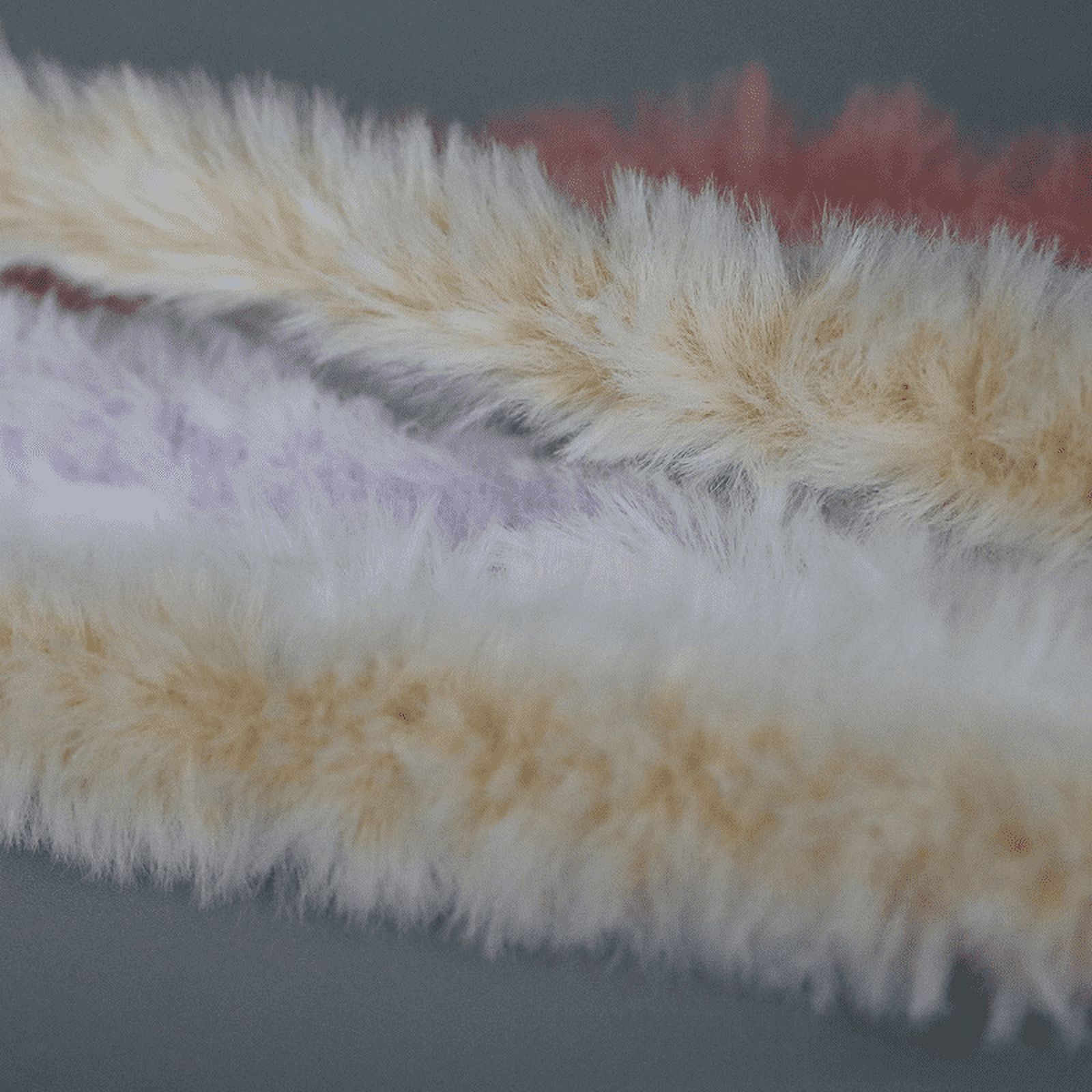 Handmade craft stick 15mm fur wool plush torsion bar handmade diy small ...