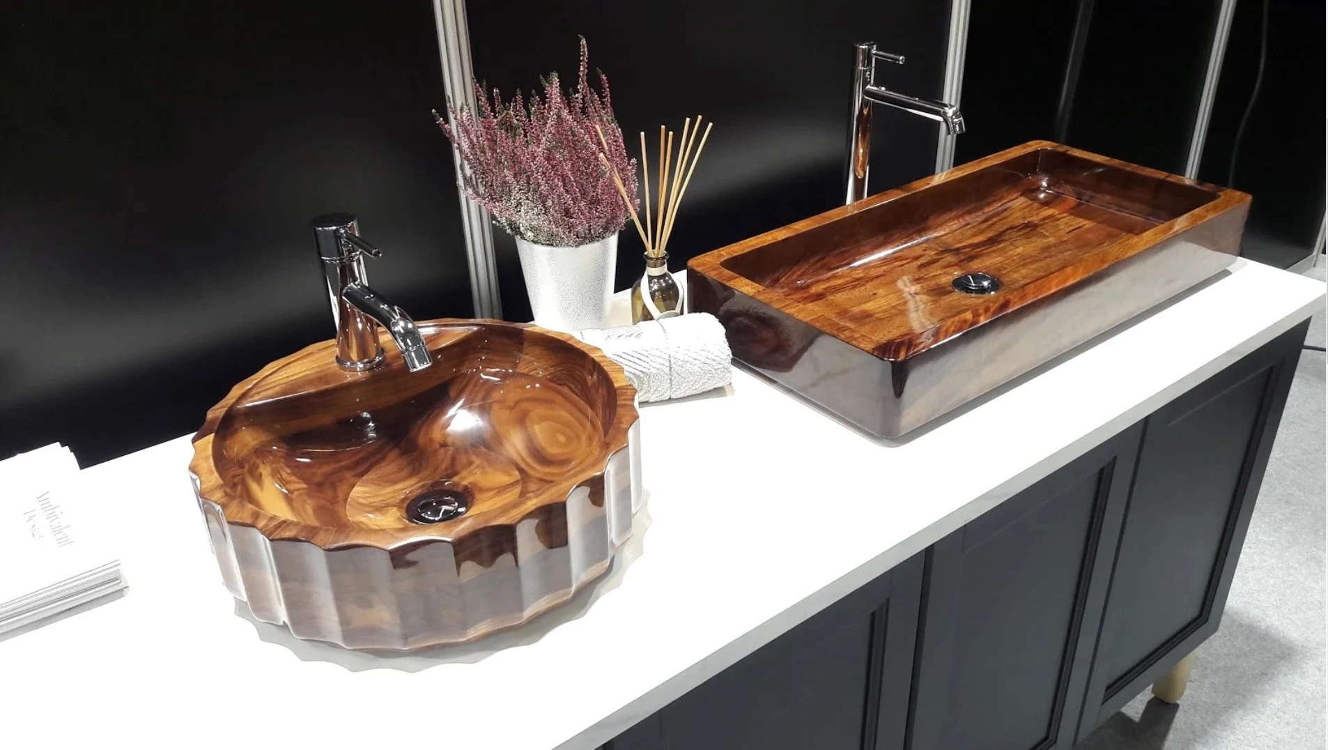Handmade wooden Teak Wood BathSink,Handcarve basin,Wooden basin ...