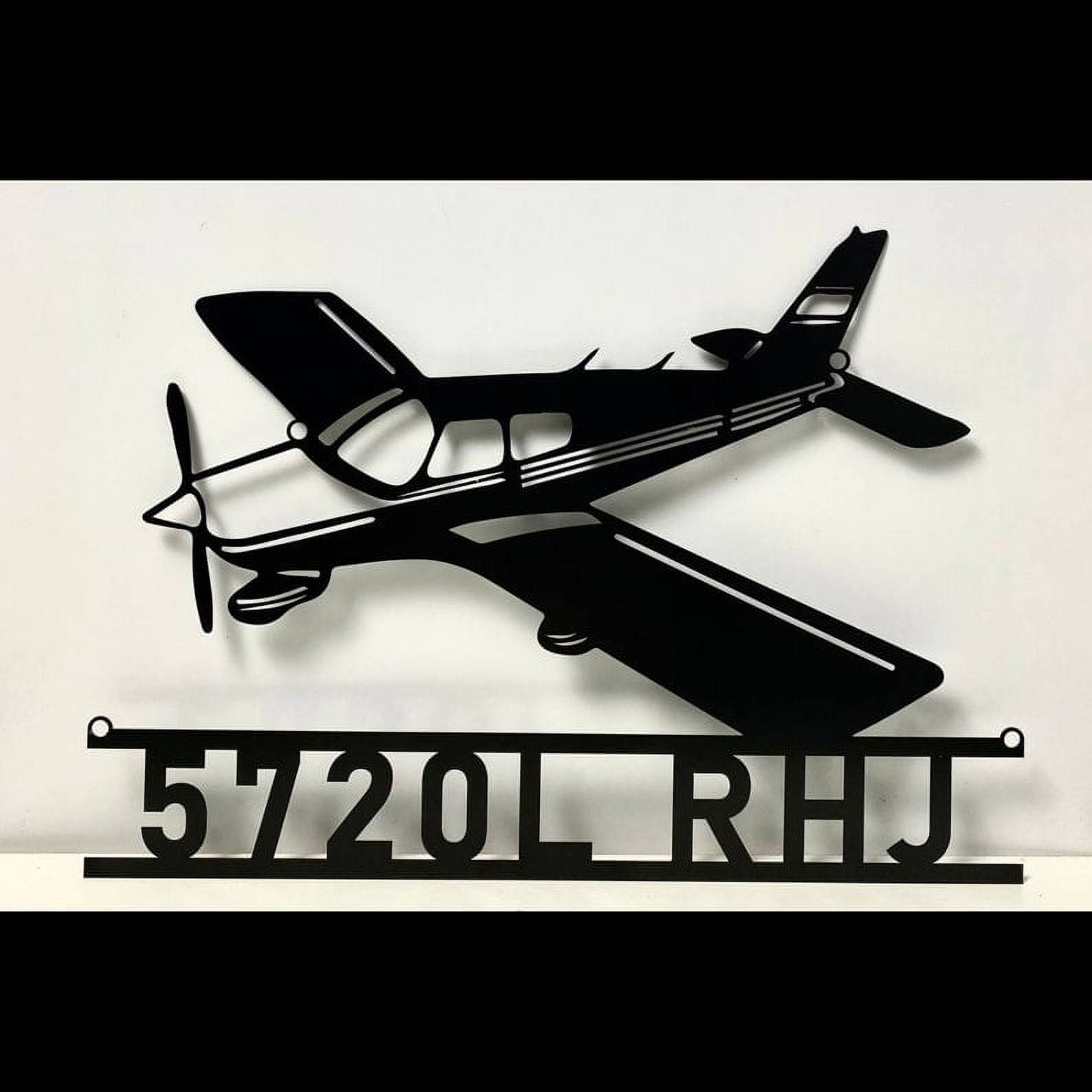 Handmadetneonsign Airplane Metal Wall Art Light, Airplane Travel Metal ...