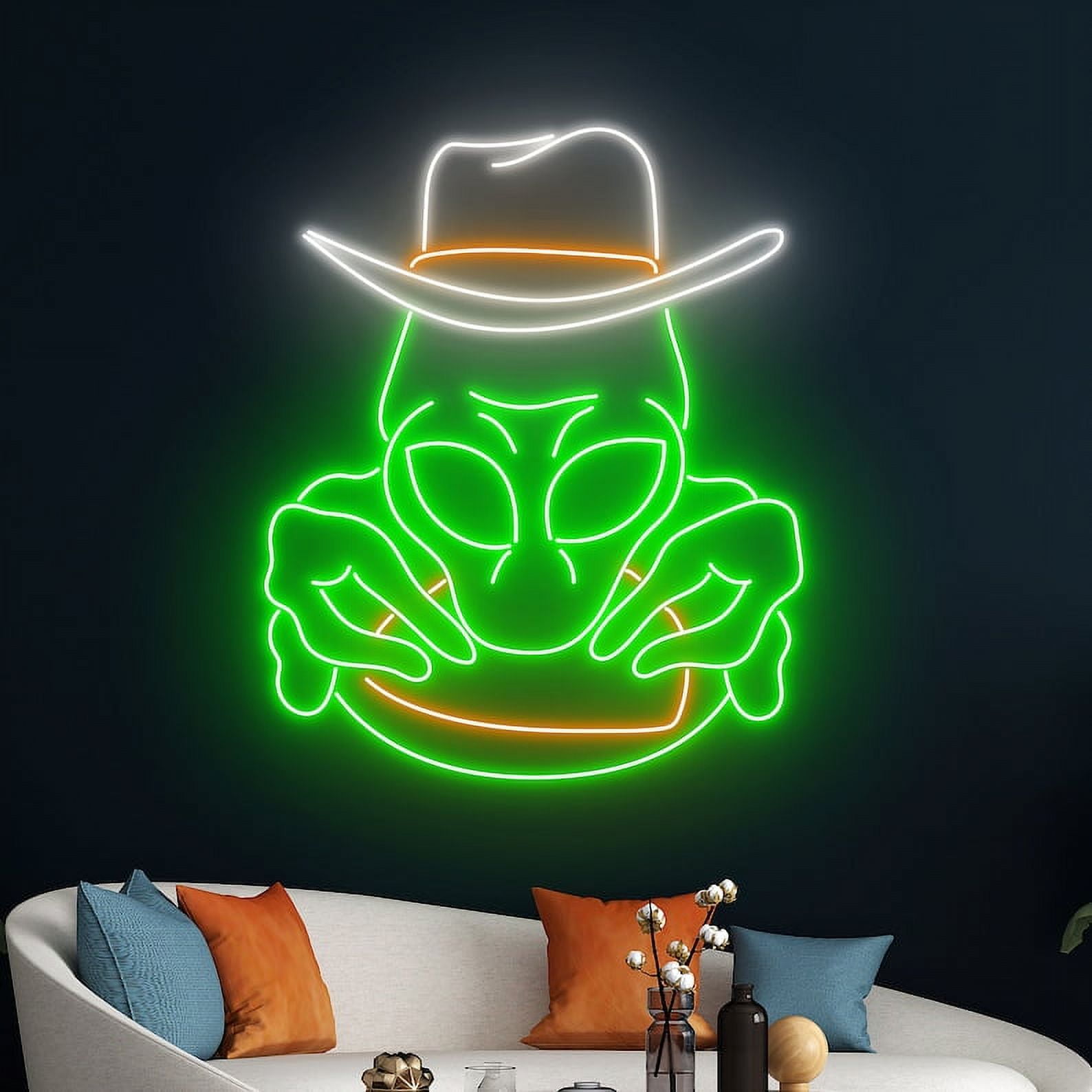 Handmadetneonsign Alien Eat Tacos Neon Sign, Alien Eat Tacos Led Sign ...