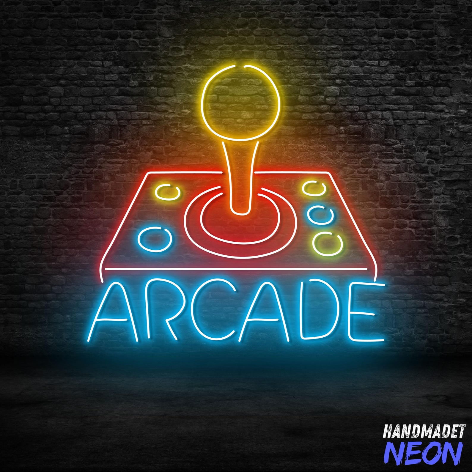 Handmadetneonsign Arcade Neon Sign, Retro Neon Light, Game Room Decor ...