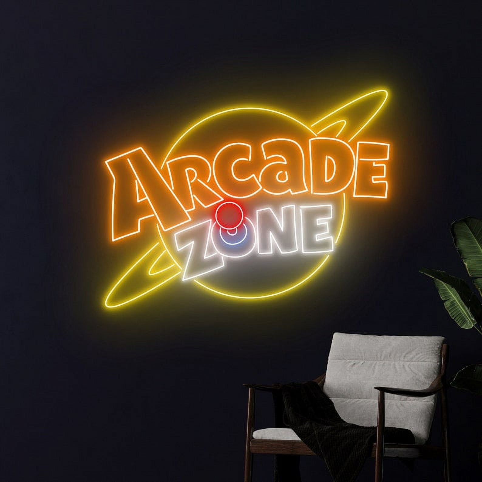 Handmadetneonsign Arcade Zone Led Sign, Arcade Neon Sign, Wall Decor ...