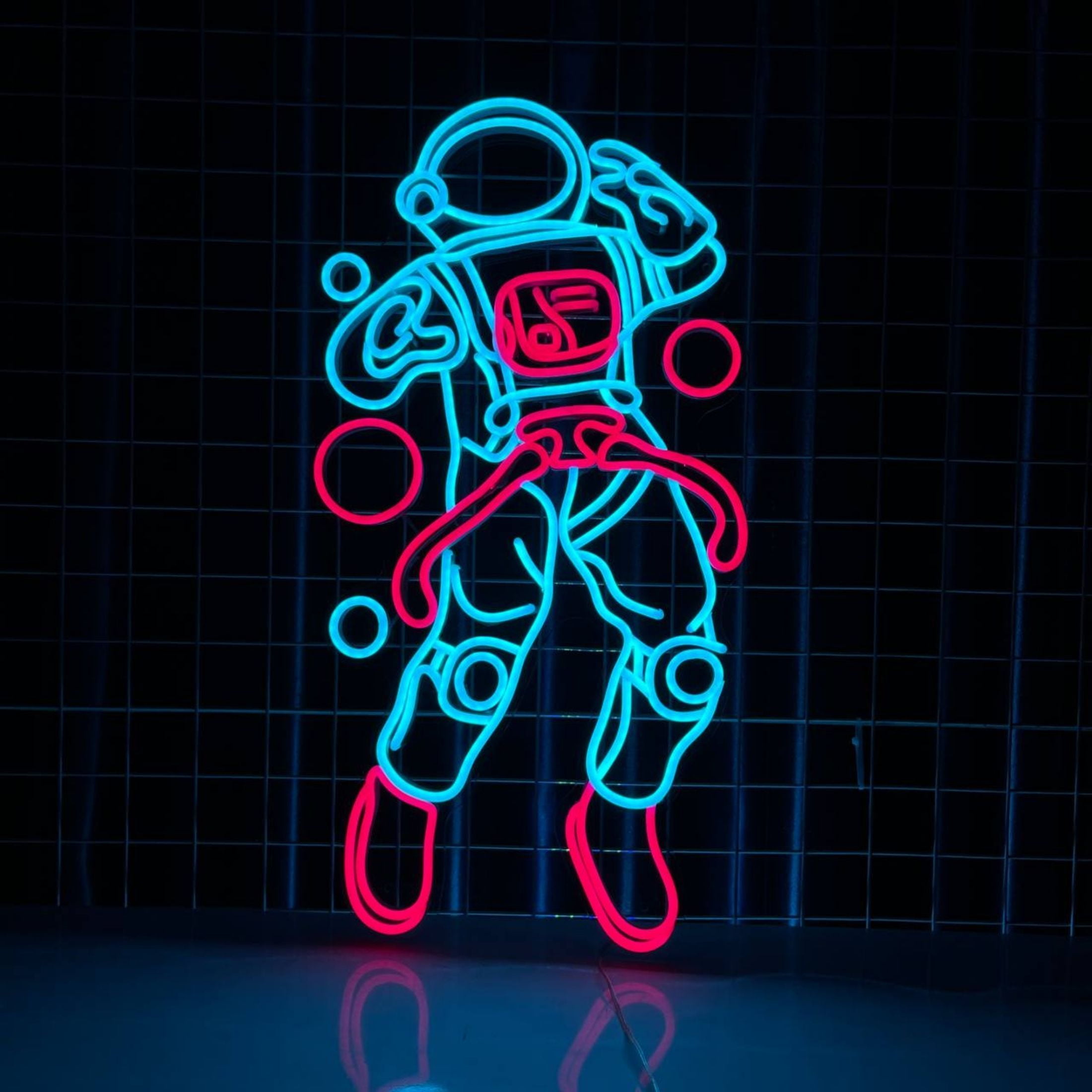 Handmadetneonsign Astronaut Neon Sign, Astronaut Space Wall Art Decor ...