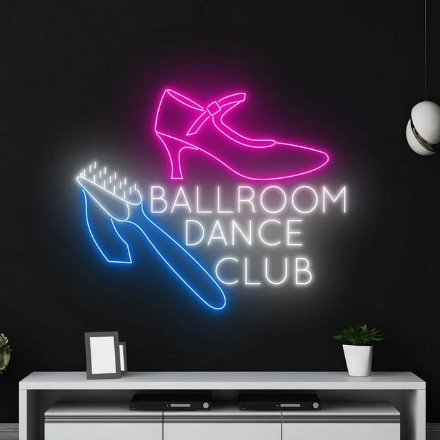Handmadetneonsign Ballroom Dance Neon Sign, Dancer Neon Led Art Decor ...