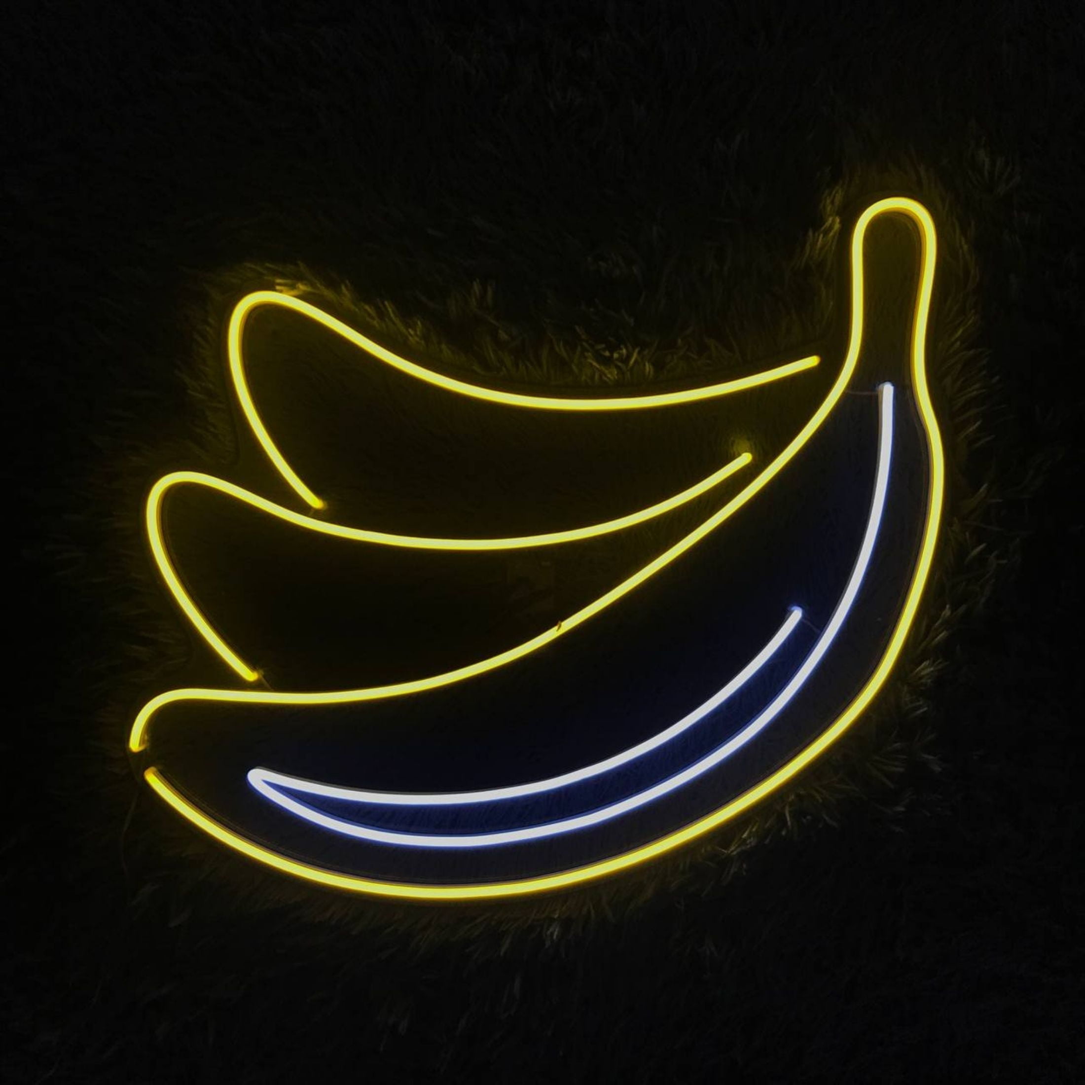 Handmadetneonsign Banana Neon Sign, Banana Fruit Wall Art Decor, Banana ...