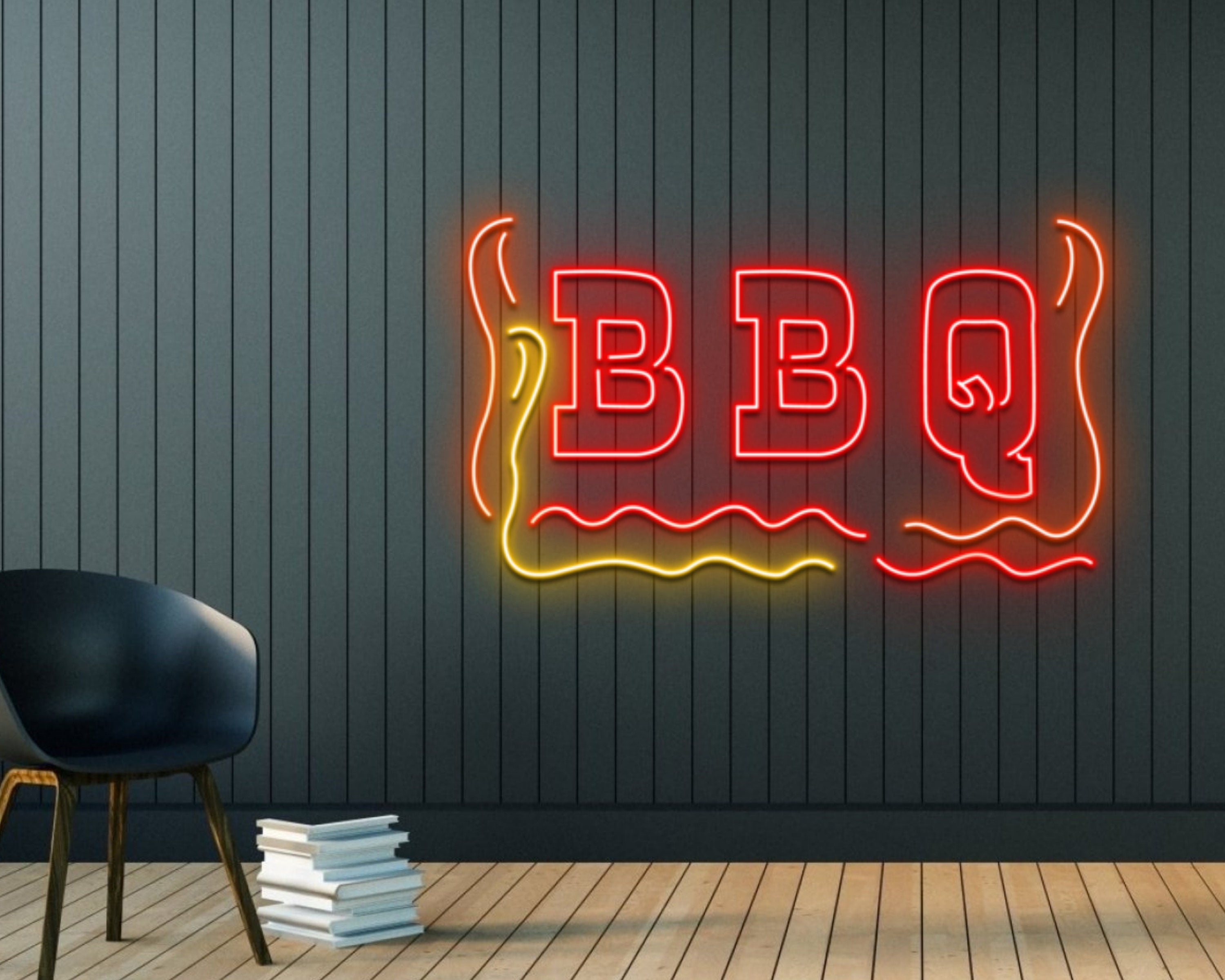 Handmadetneonsign Barbecue Neon Sign, BBQ party Neon Sign, Custom Neon ...