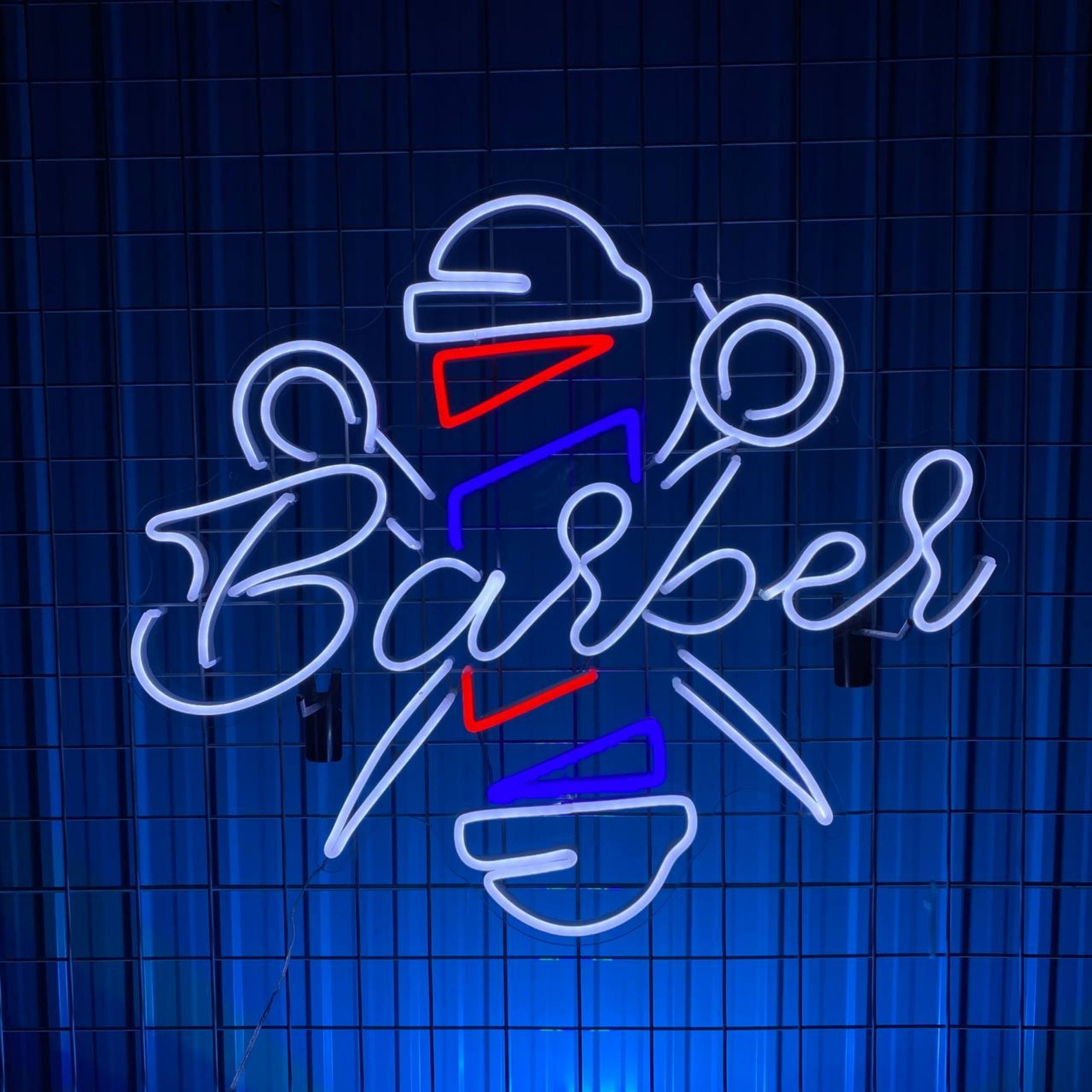 Handmadetneonsign Barber Neon Sign, Barber Shop Wall Art Decor ...