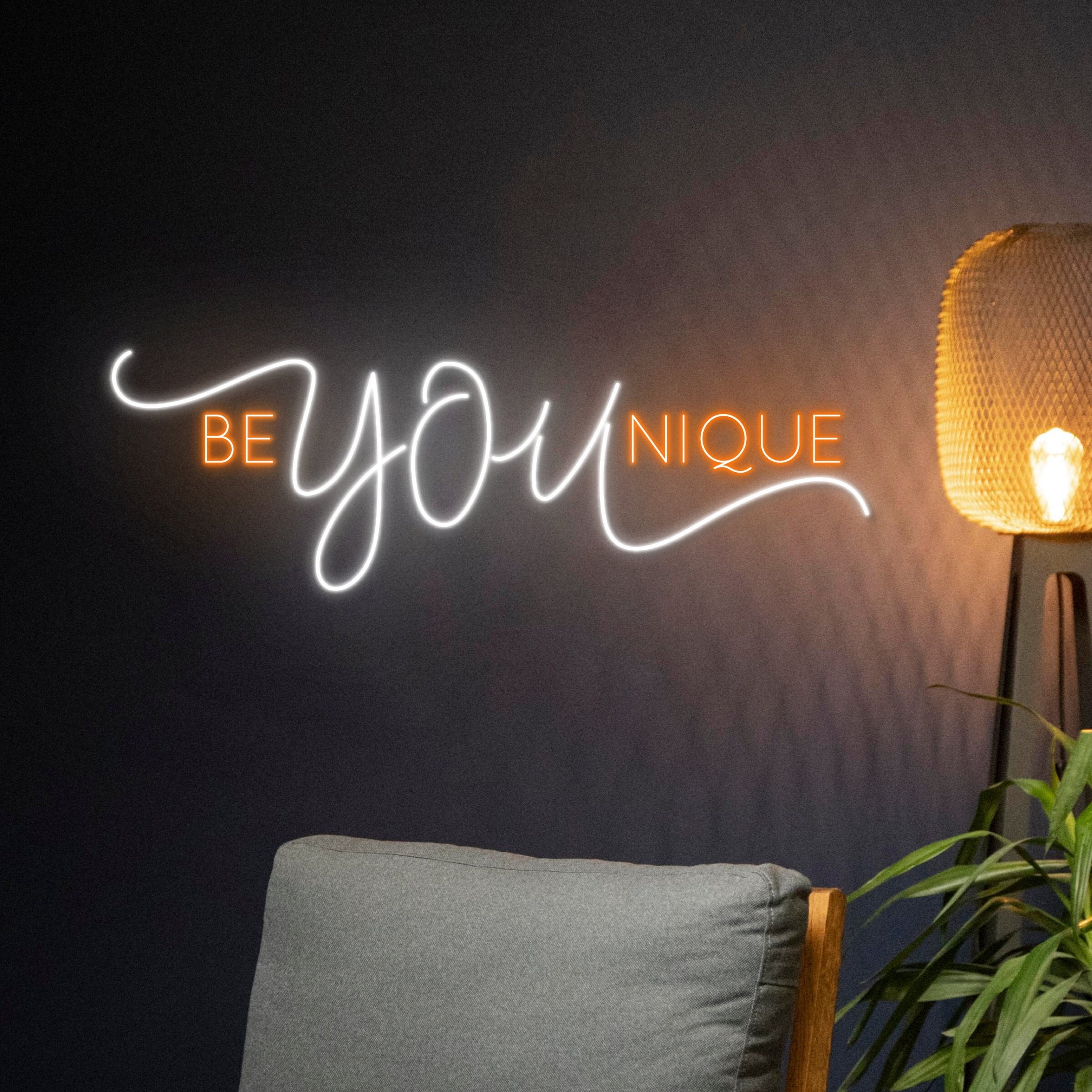 Handmadetneonsign Be You Unique Neon Sign, Be You Unique LED Light, Be ...