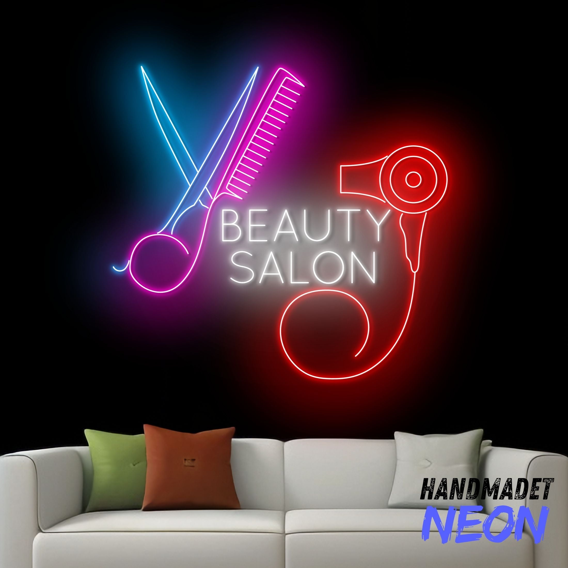 Handmadetneonsign Beauty Salon Neon Sign, Hair Salon Led Sign, Entry ...
