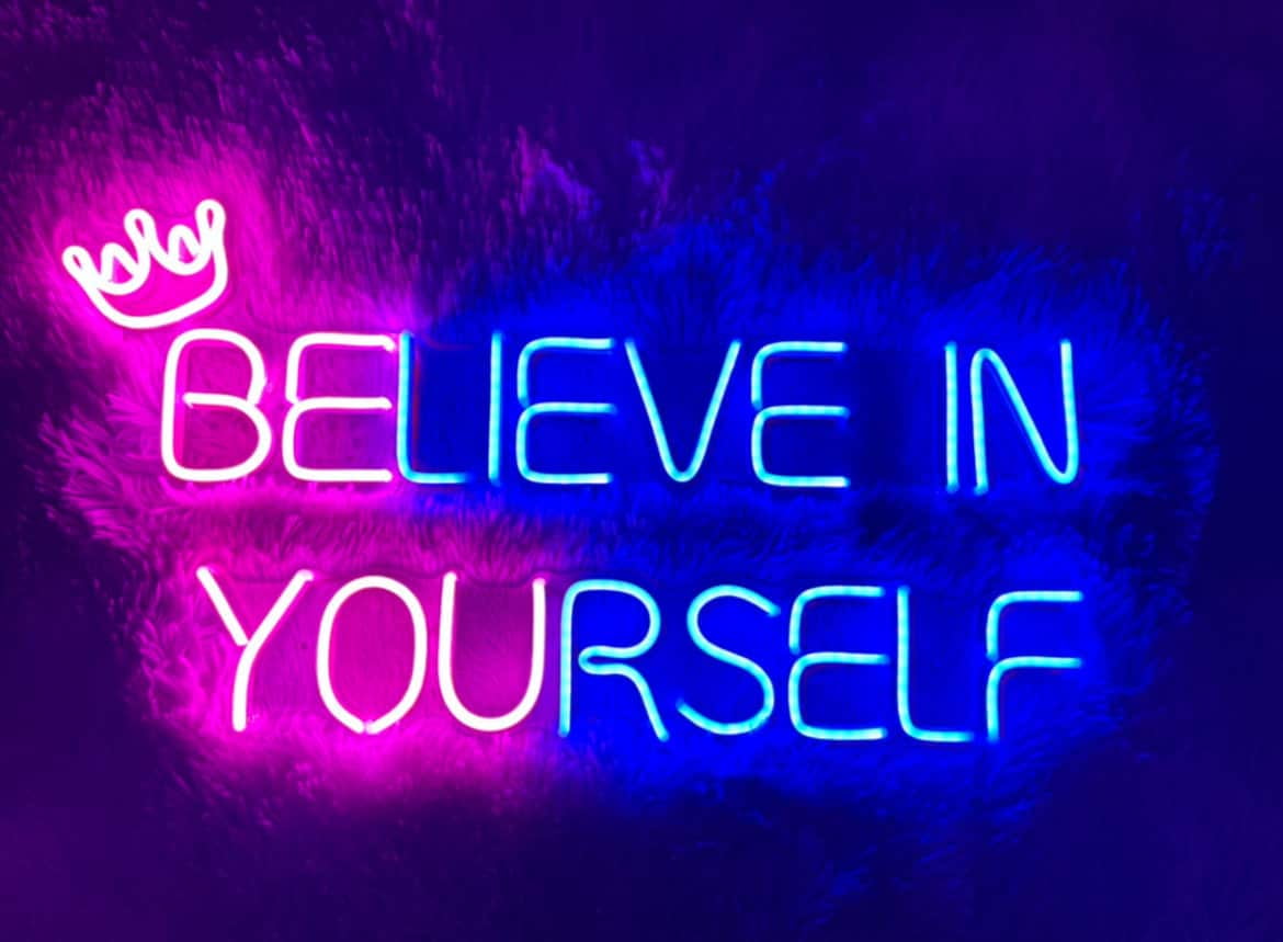 Handmadetneonsign Believe In Yourself Led Sign, Believe In Yourself Led ...