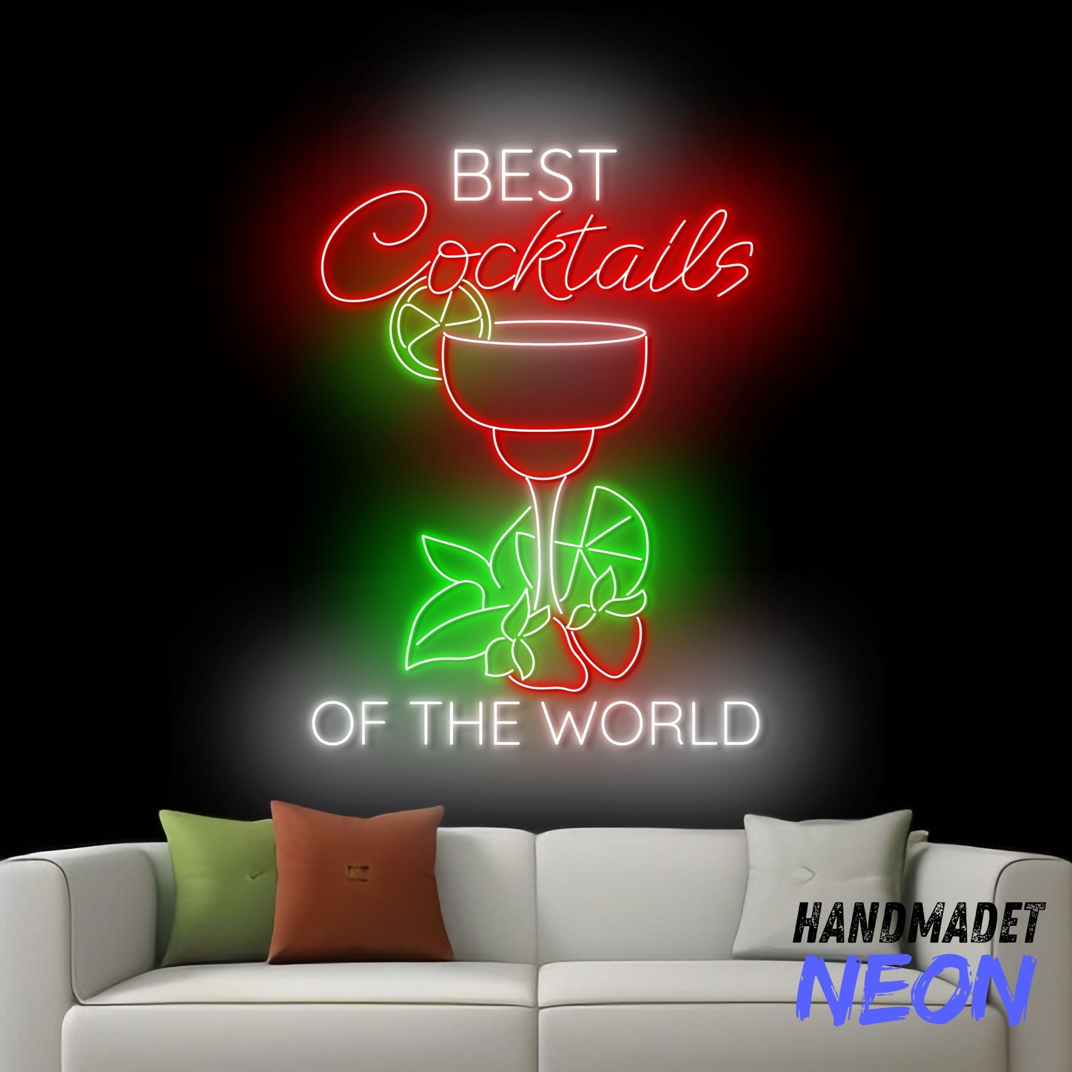 Handmadetneonsign Best Cocktails Of The World Neon Sign, Cocktails Led ...