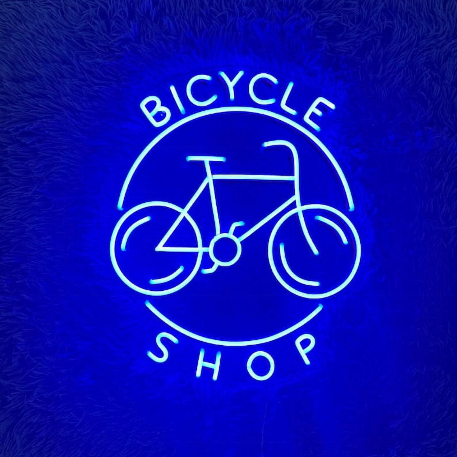 Handmadetneonsign Bicycle Shop Neon Signs, Bicycle Shop LED Lights ...