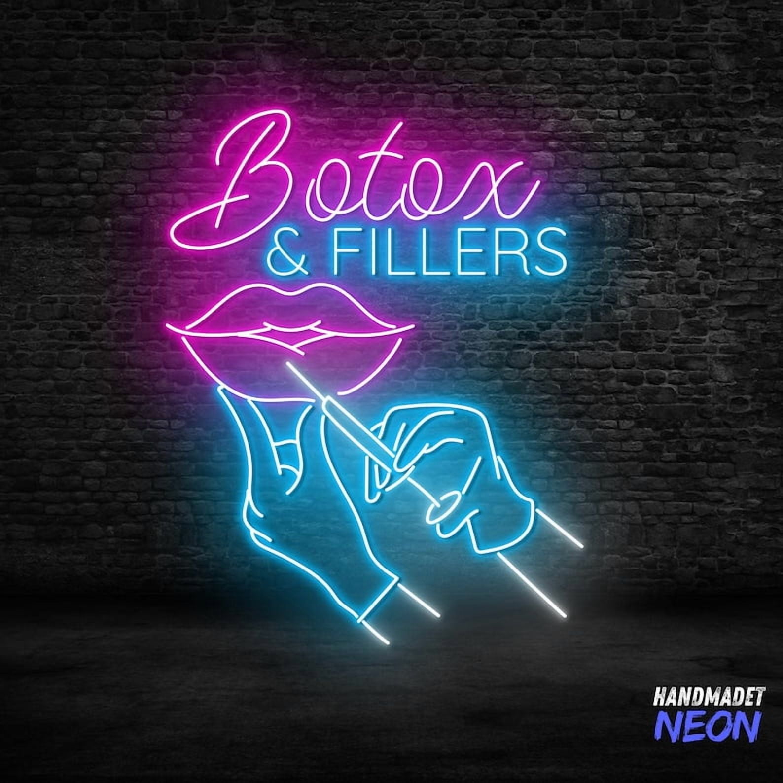 Handmadetneonsign Botox and Fillers Neon Sign, Wall Decor for Beauty ...