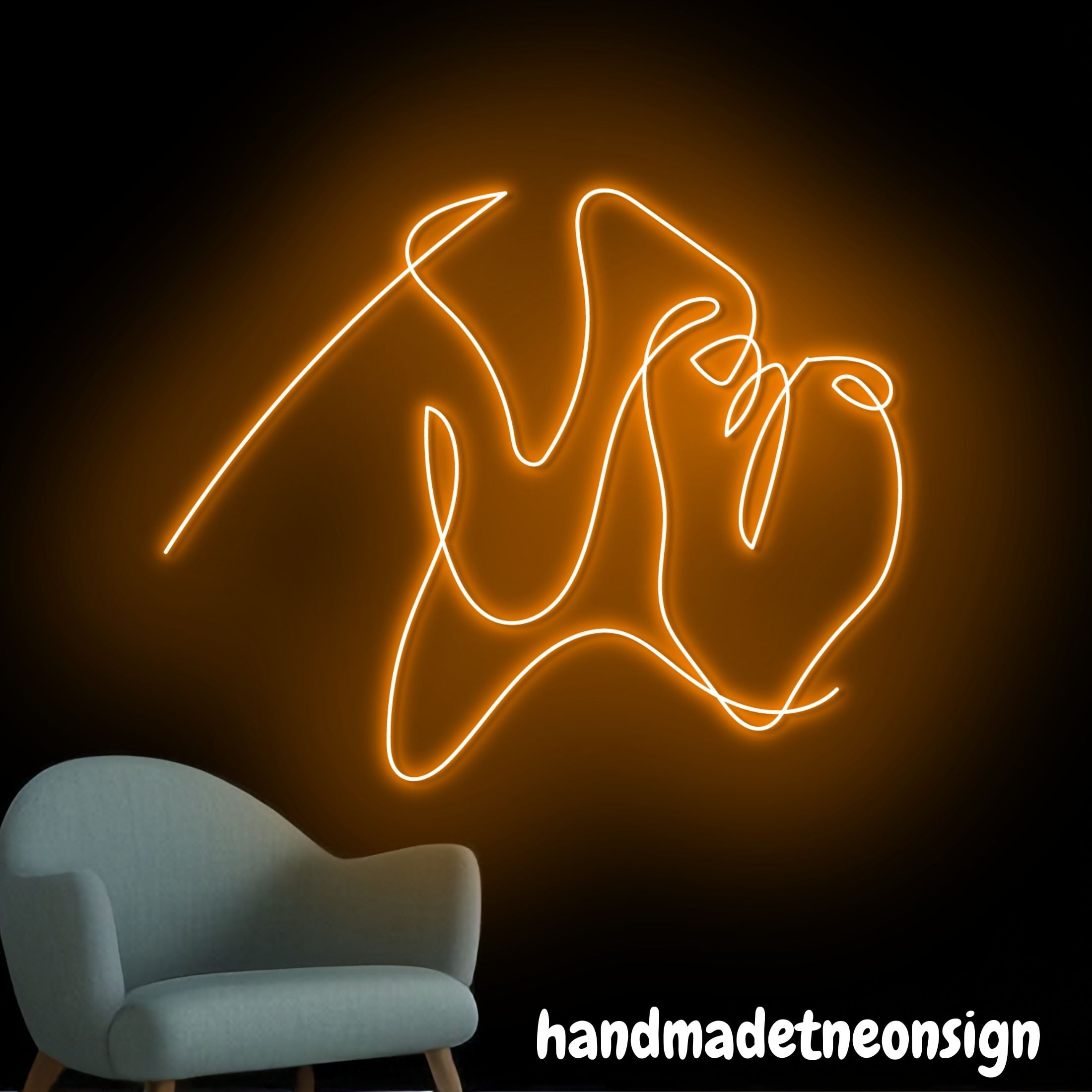 Handmadetneonsign Boxer Dog Neon Sign, Boxer Dog Led Light, Boxing Room ...