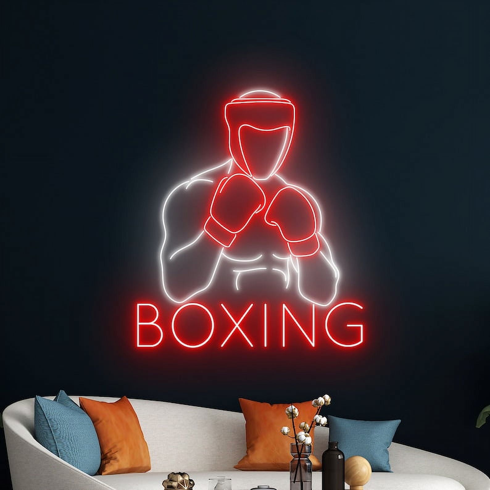 Handmadetneonsign Boxing Neon Sign, Boxing Gloves Led Sign, Boxing ...