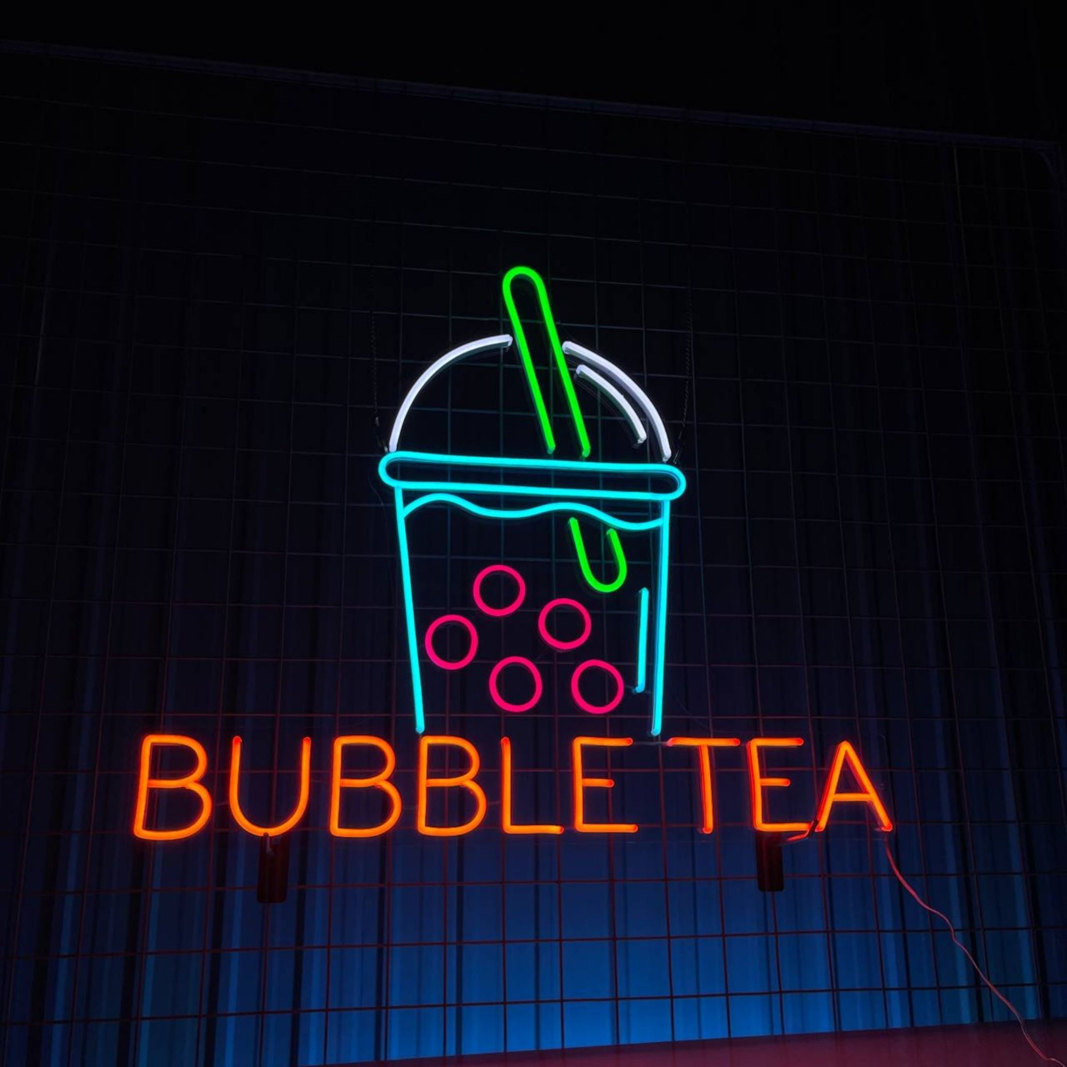 Handmadetneonsign Bubble Tea Neon Neon Sign, Bubble Tea Wall Art Decor ...