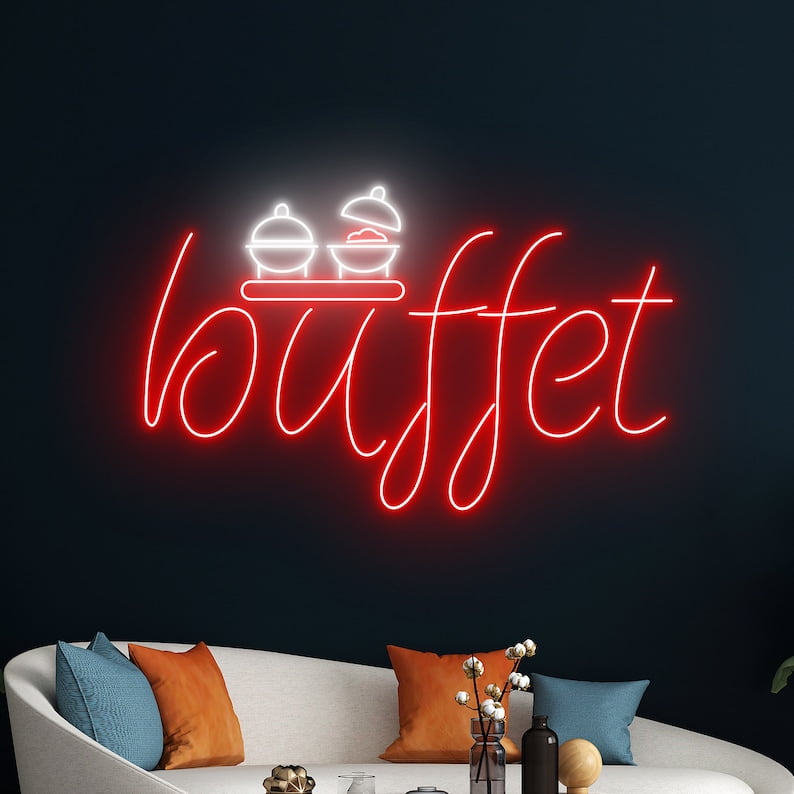 Handmadetneonsign Buffet Neon Light, Buffet Neon Sign, Buffet Led Light ...