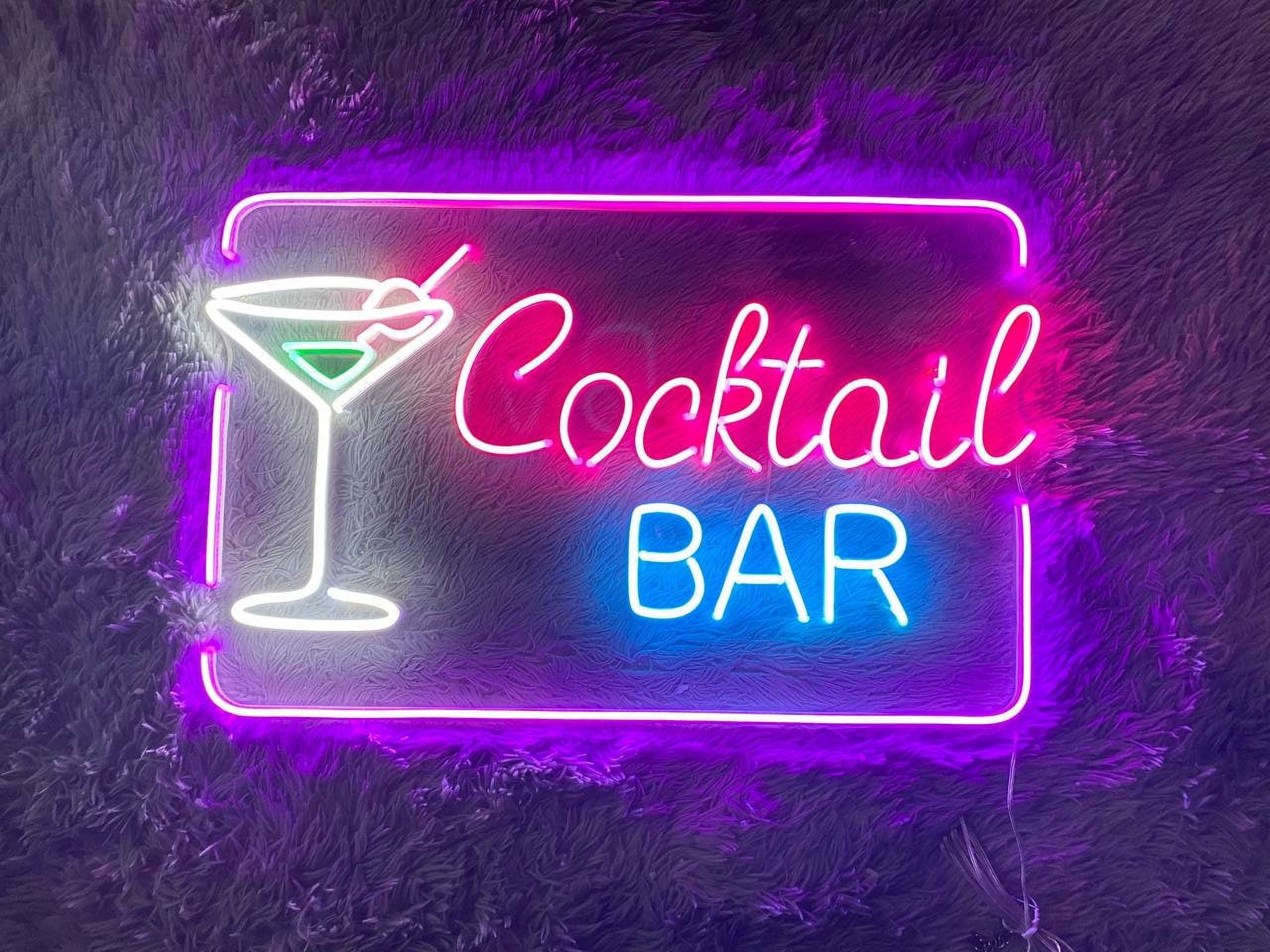 Handmadetneonsign Business decoration custom neon bar signs, Cocktail ...