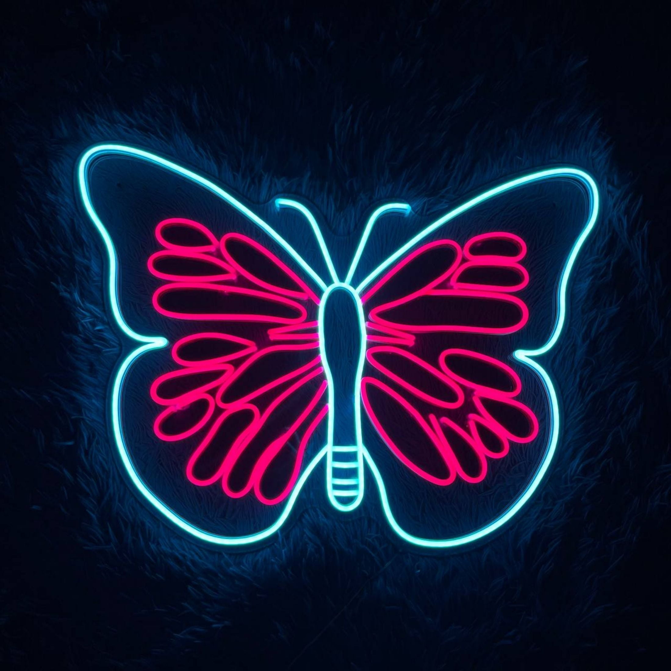 Handmadetneonsign Butterfly Neon Sign, Spring Summer Wall Art Decor ...