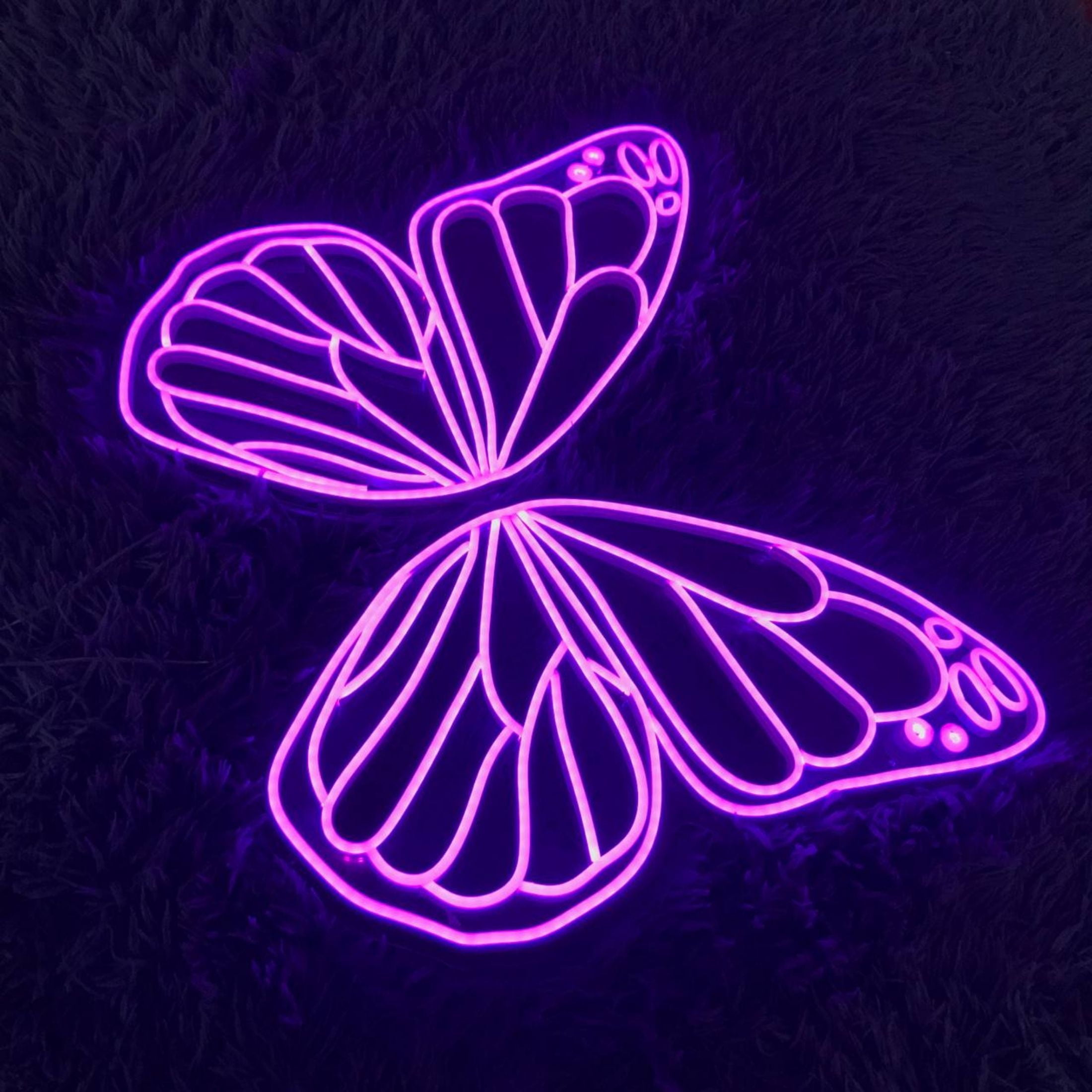 Handmadetneonsign Butterfly Wing Neon Sign, Butterfly Wall Art Decor ...