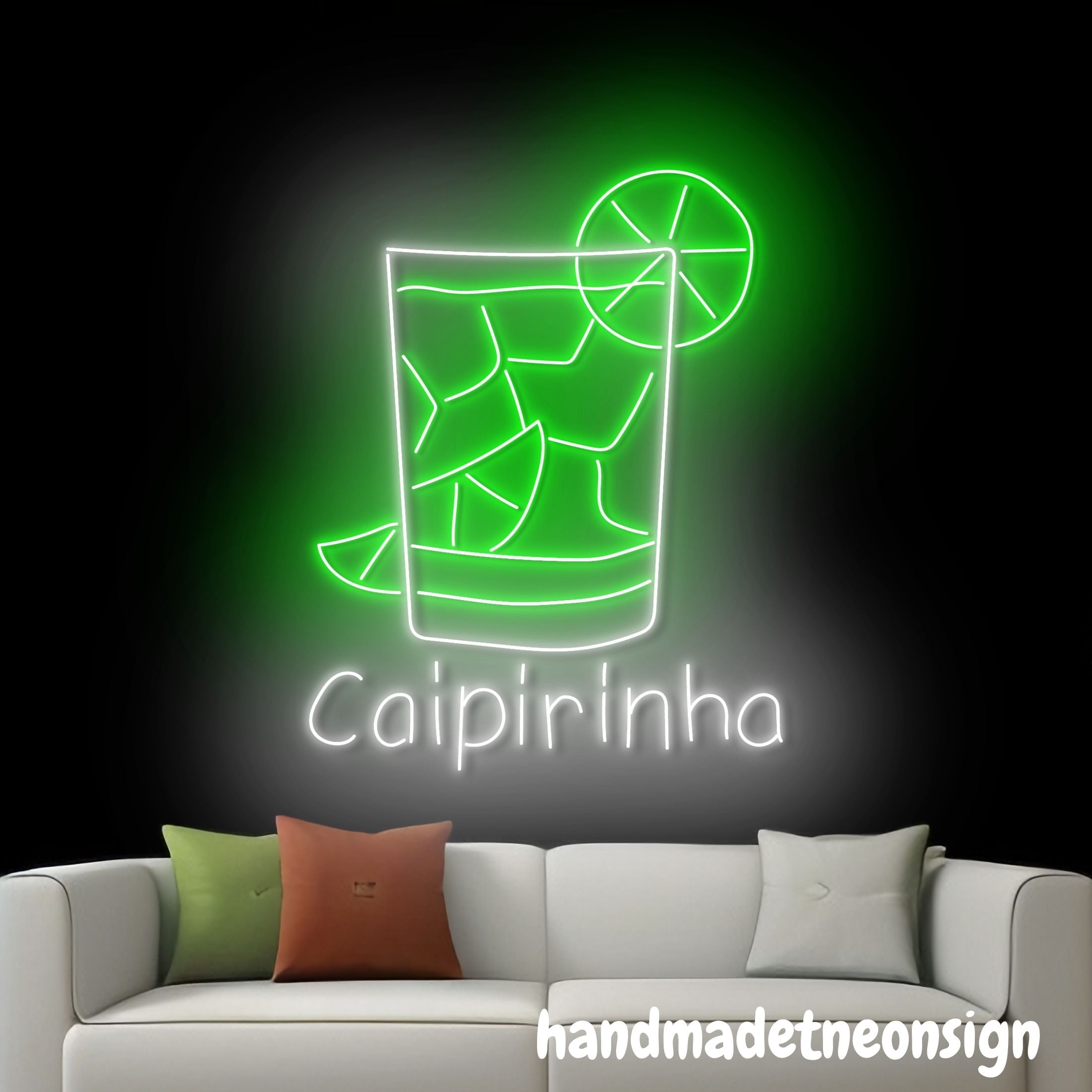 Handmadetneonsign Caipirinha Neon Sign, Caipirinha Cocktail Wall Art ...