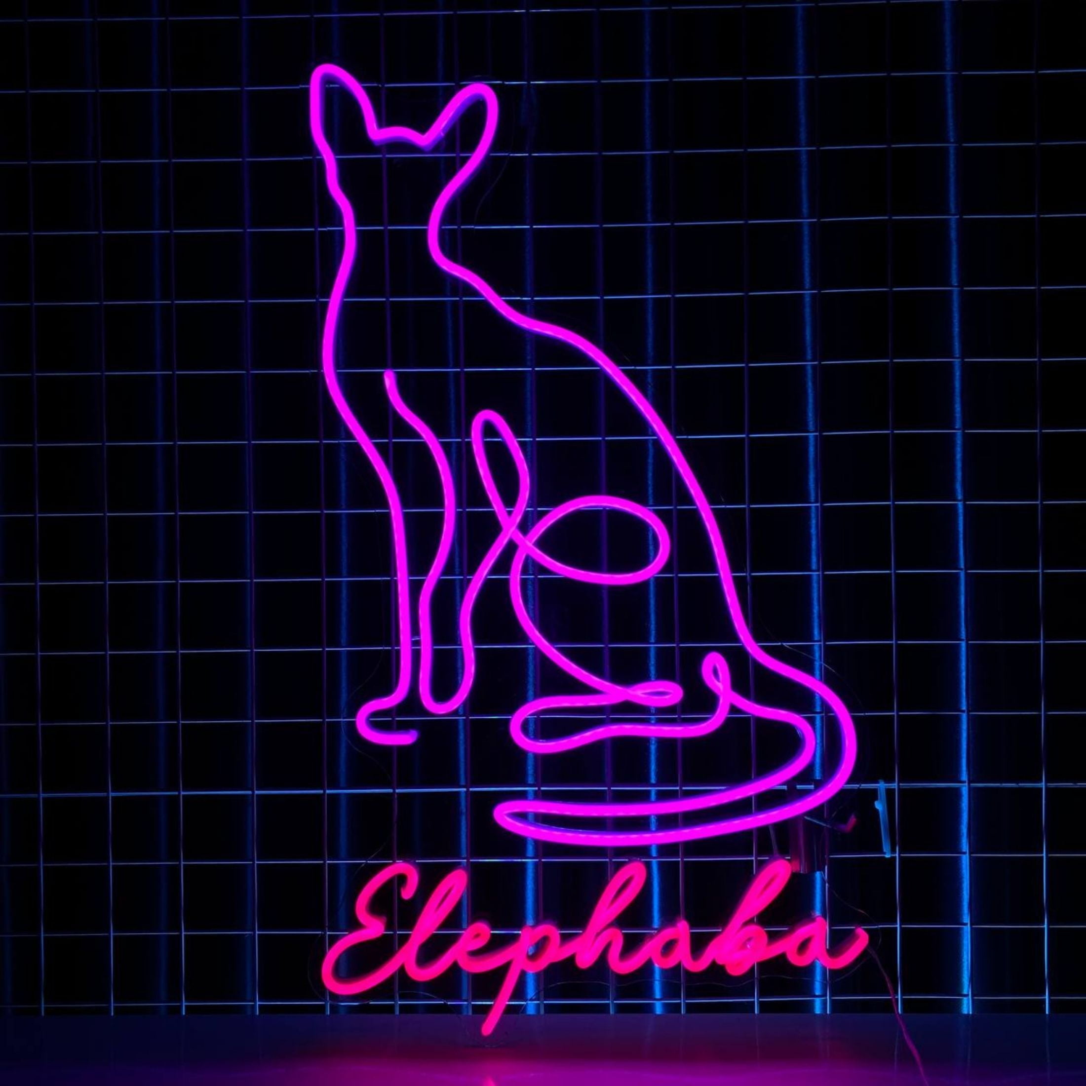 Handmadetneonsign Cat Neon Sign, Pet Wall Art Decor, Pet Salon Spa Neon ...