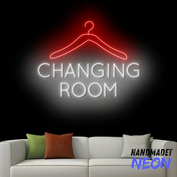 Handmadetneonsign Changing Room Neon Sign, Fitting Room Led Sign ...