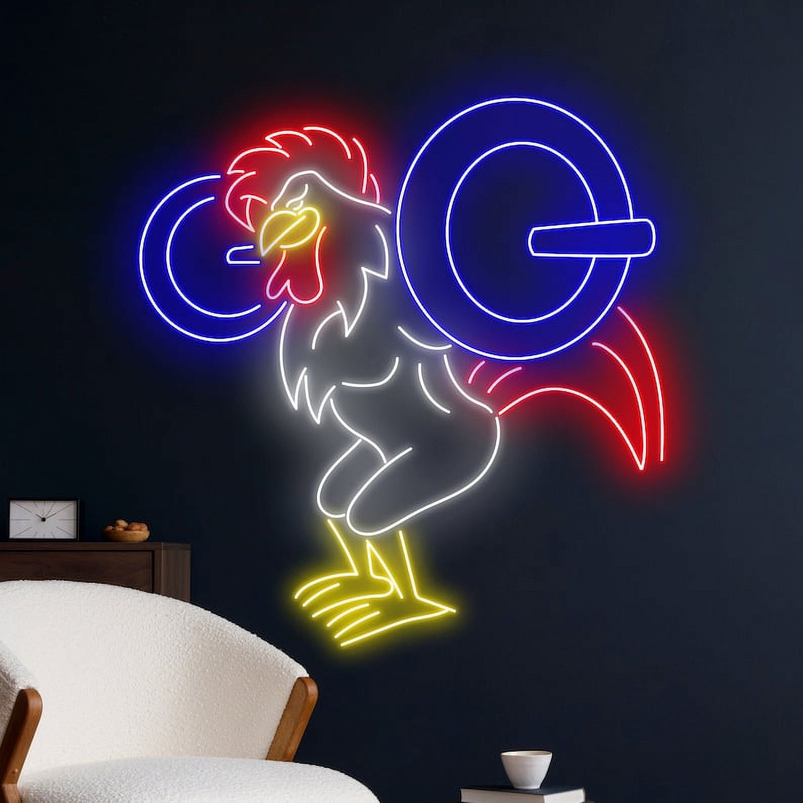 Handmadetneonsign Chicken Do Gym Neon Sign, Chicken Led Sign, Chicken ...