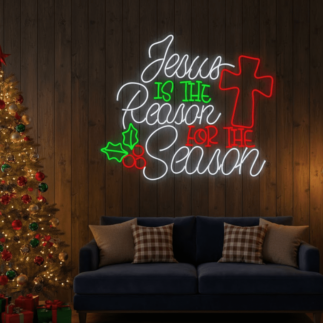 Handmadetneonsign Christmas Neon Sign, Christmas Quote Led Sign ...