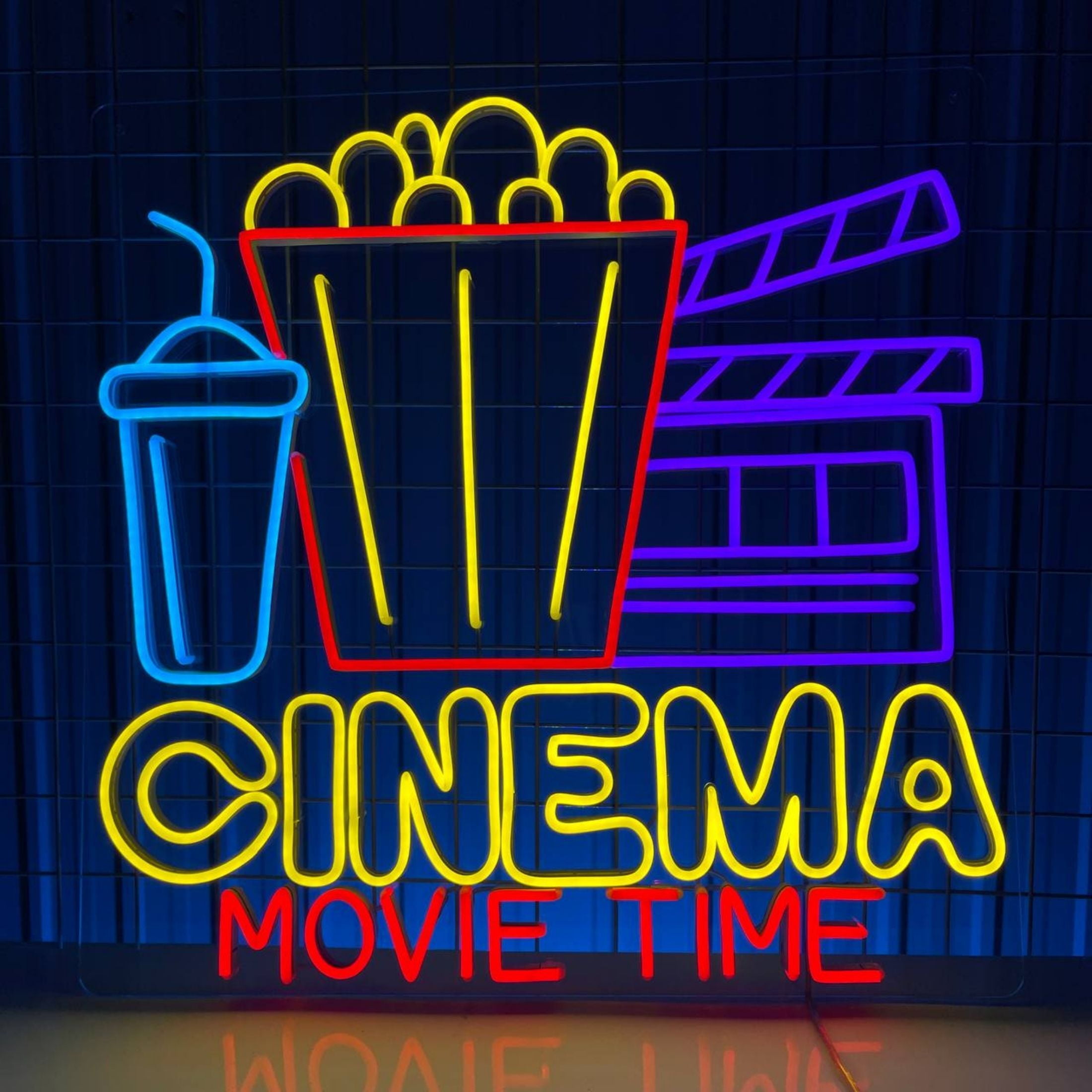 Handmadetneonsign Cinema Neon Sign, Cinema Wall Art Decor, Gifts For ...