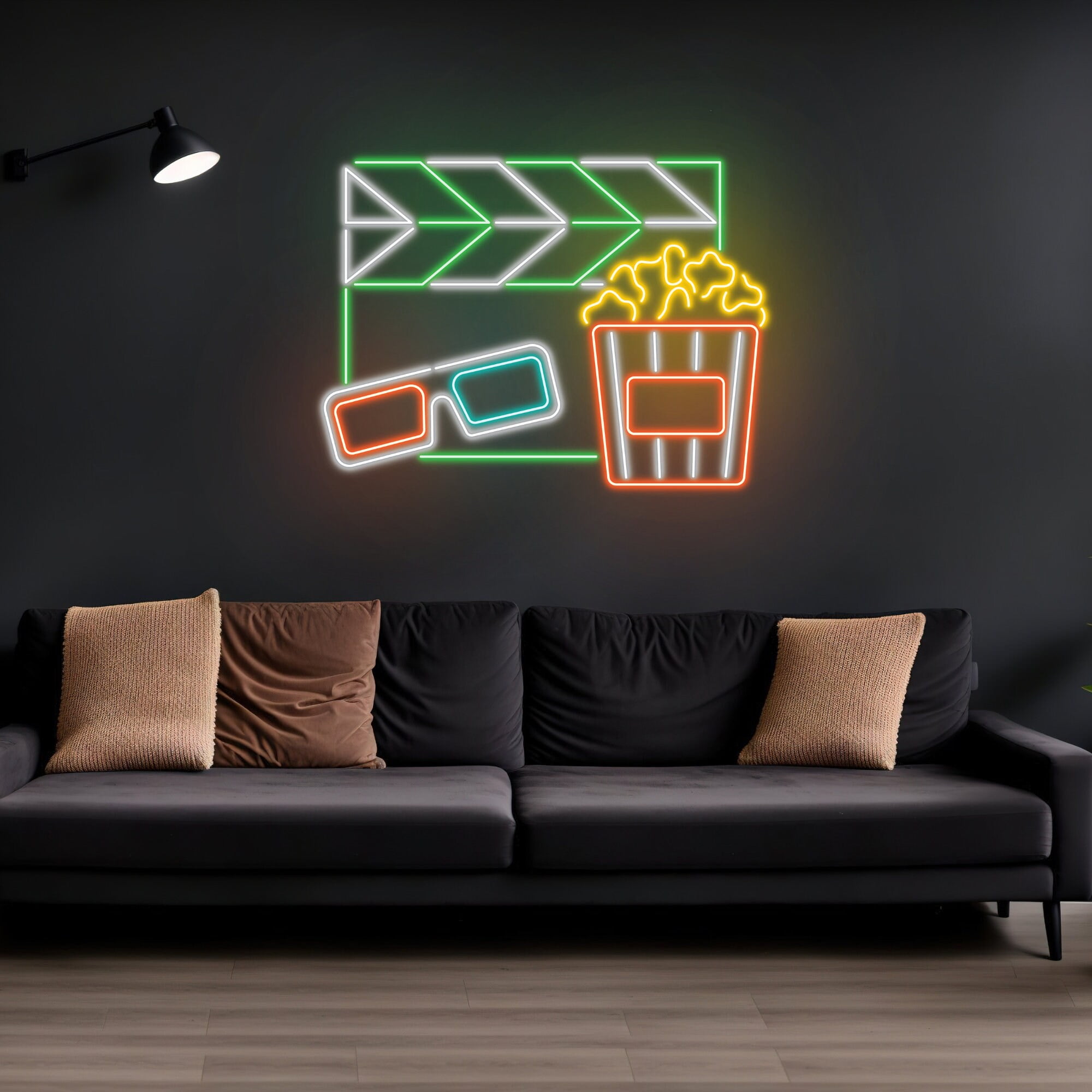 Handmadetneonsign Cinema neon sign / Movie led light / Custom neon sign ...