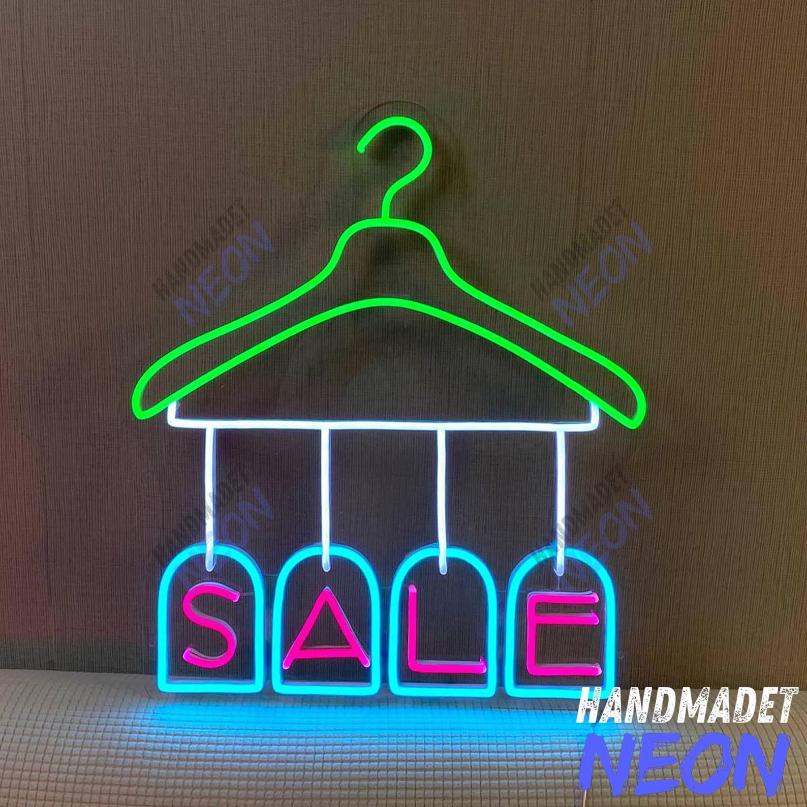 Handmadetneonsign Clothes Neon Sign, Open LED Sign For Fashion Shop ...