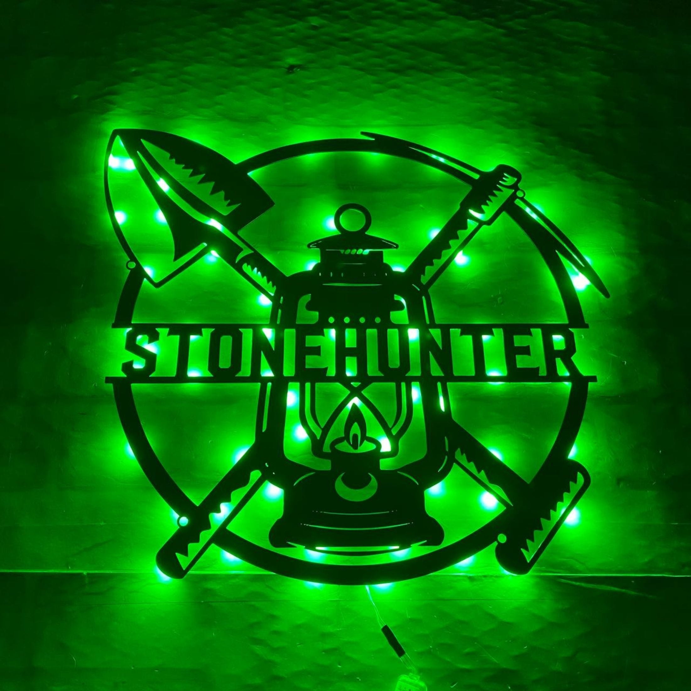 Handmadetneonsign Coal Miner Metal Wall Art Light, Coal Mining Gifts ...