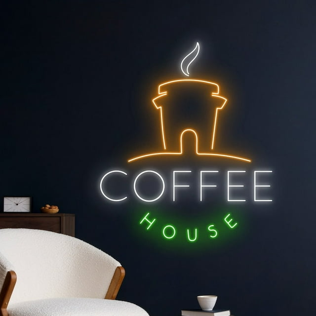 Handmadetneonsign Coffee House Neon Light, Coffee Neon Sign, Drink LED ...