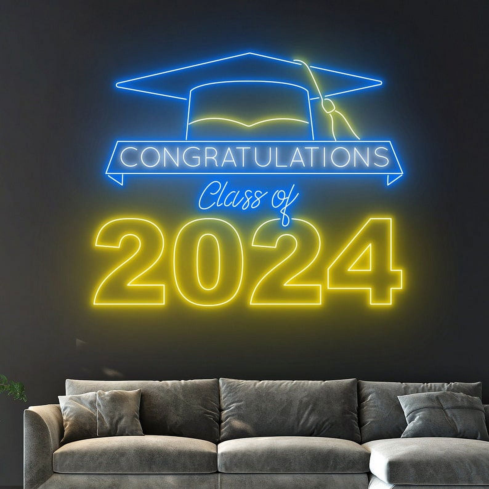 Handmadetneonsign Congrats Neon Sign, Graduation Gifts, Custom ...