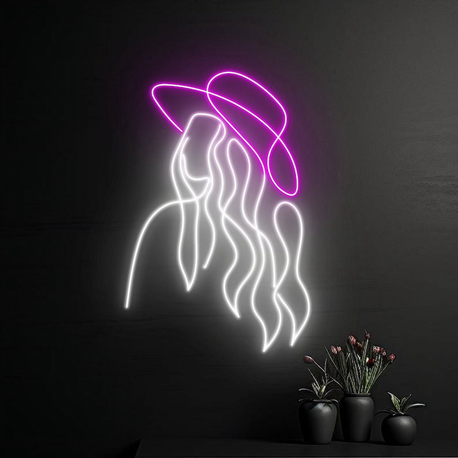 Handmadetneonsign Cowgirl Led Sign, Cowgirl Neon Sign, Cowboy Girl Neon ...