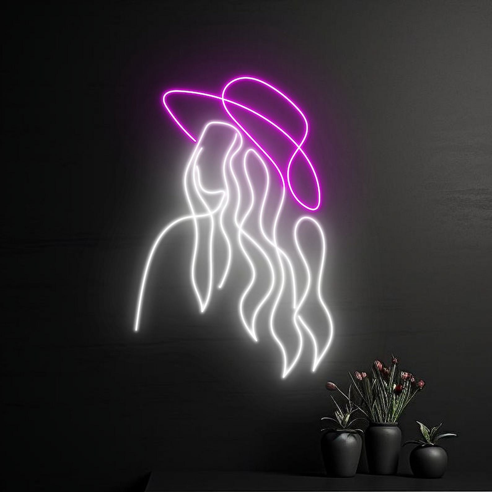 Handmadetneonsign Cowgirl Led Sign, Cowgirl Neon Sign, Cowboy Girl Neon ...